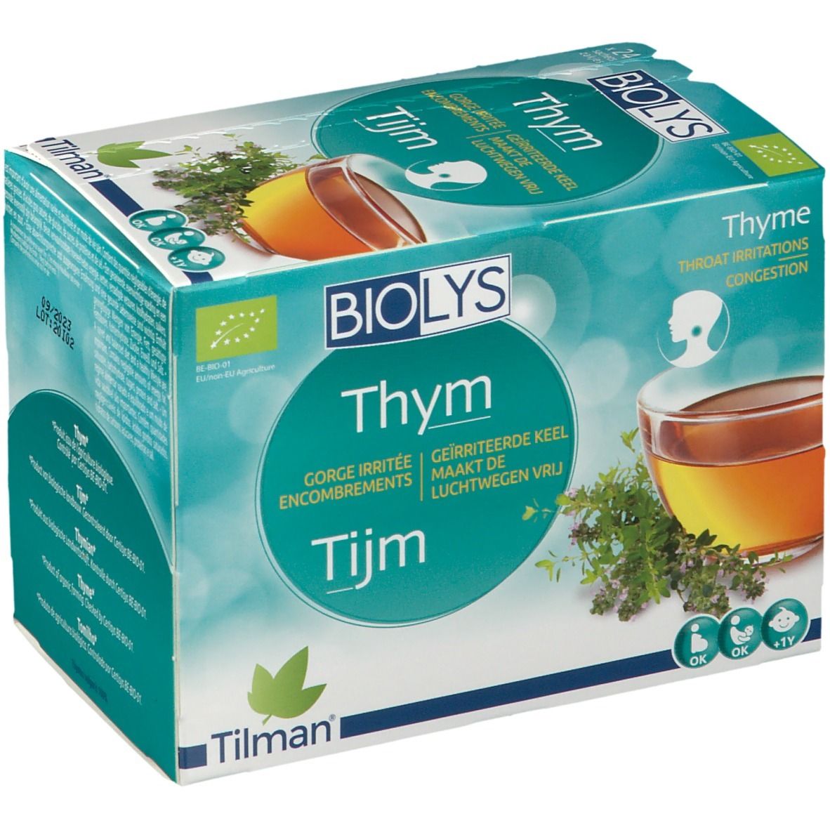 Biolys Thee Tijm 24 St - Farmaline