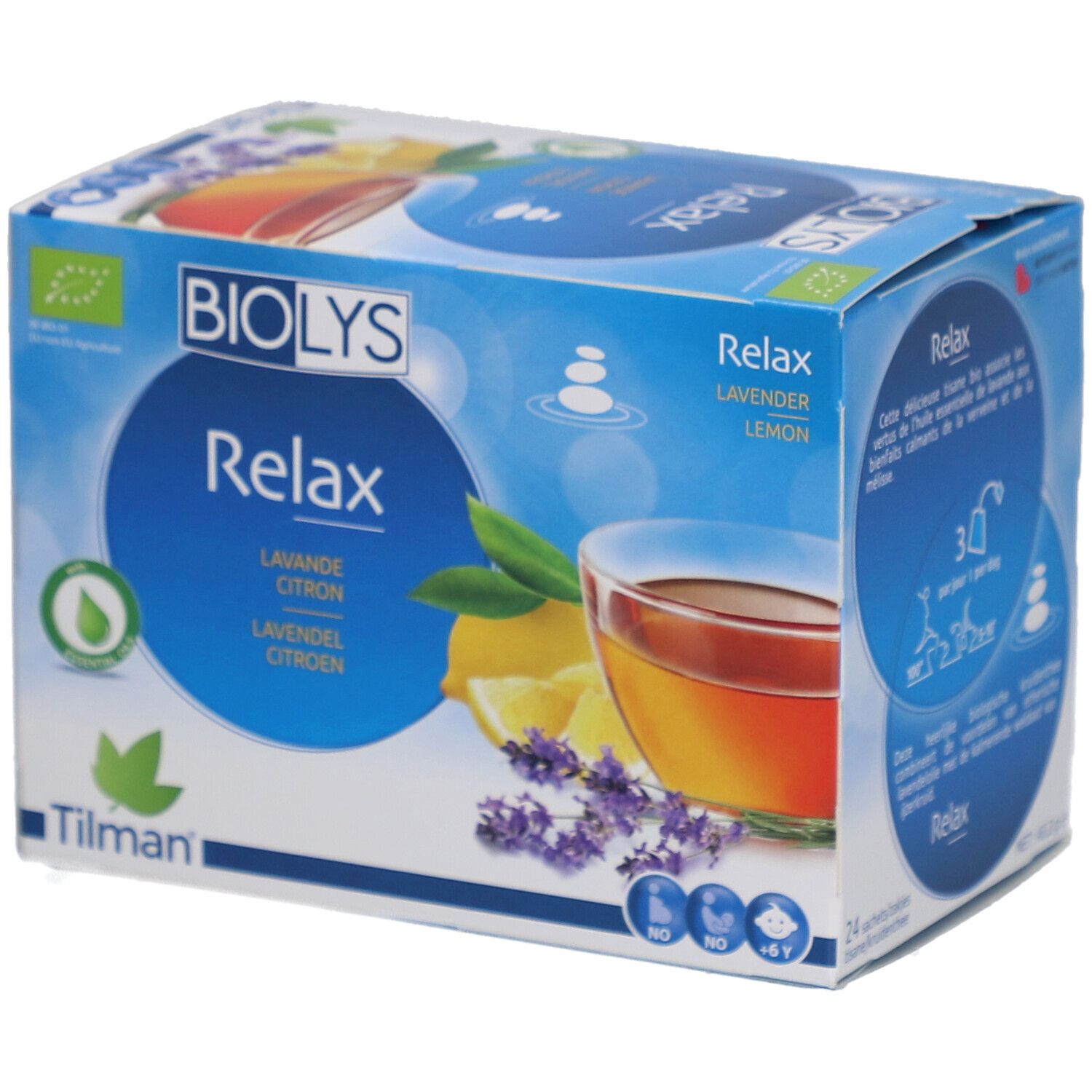 Biolys Thee Lavendel - Citroen 24 St - Farmaline