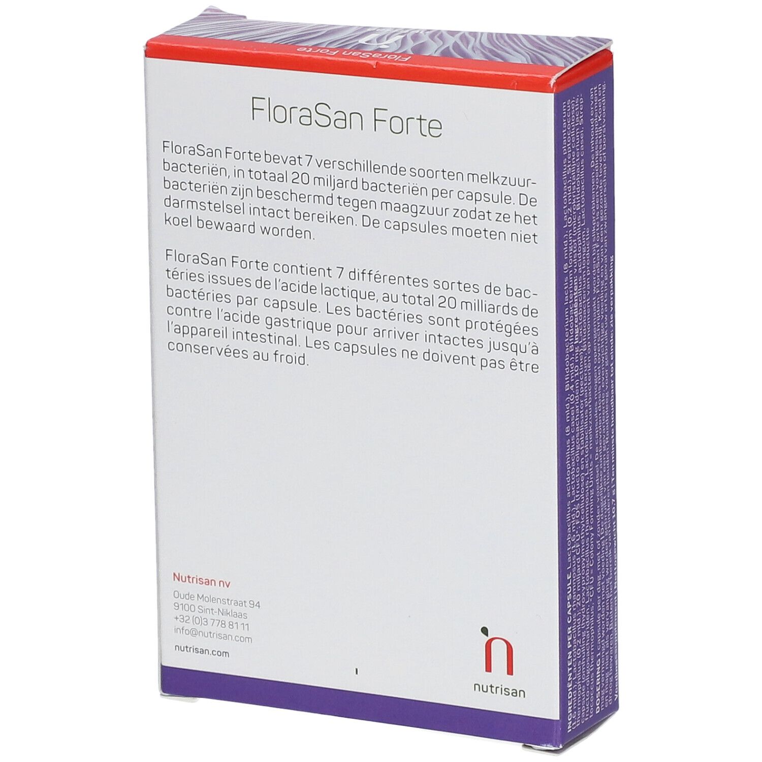 Nutrisan FloraSan Forte 30 St - Farmaline