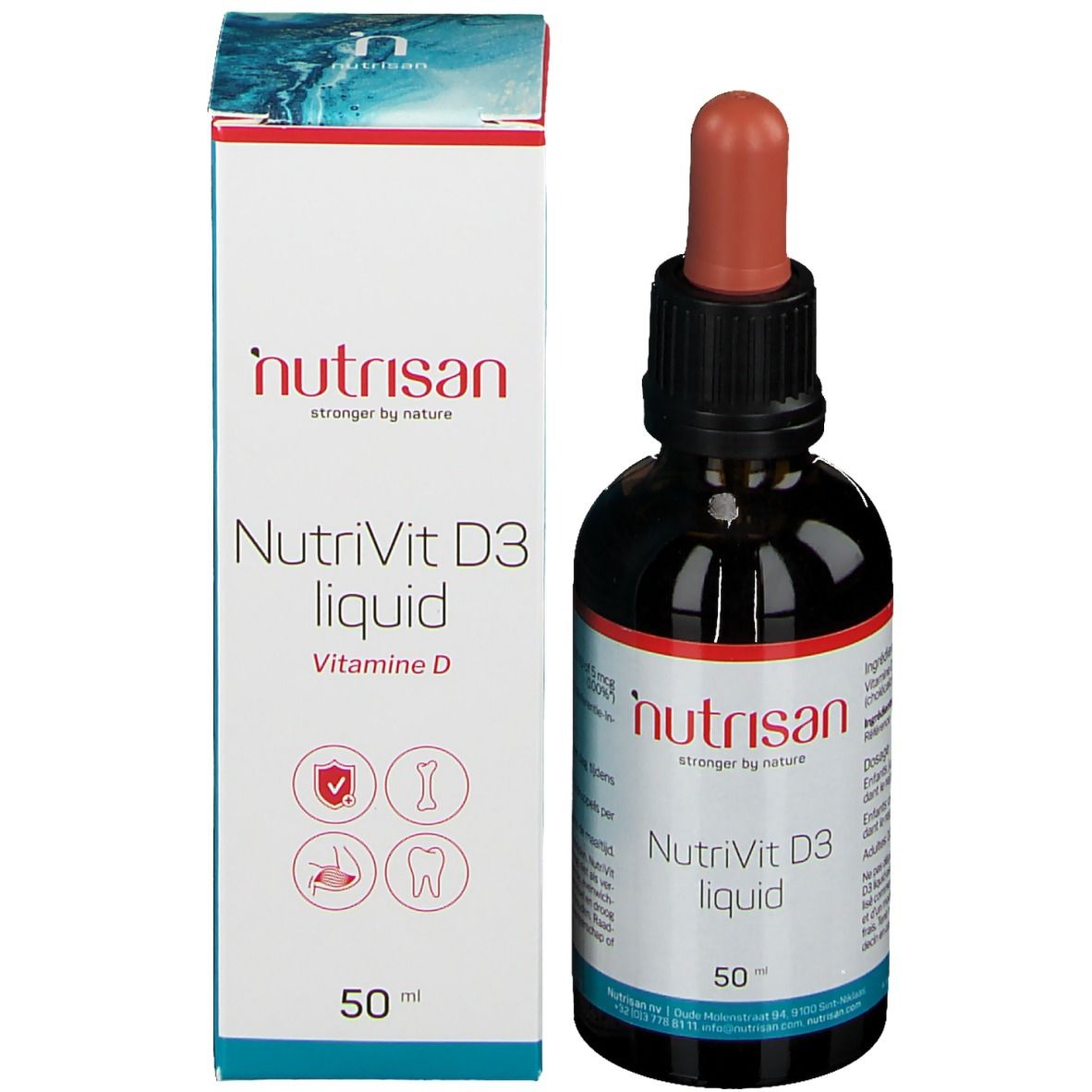 Nutrisan NutriVit D3 Liquid 50 ml - farmaline.be
