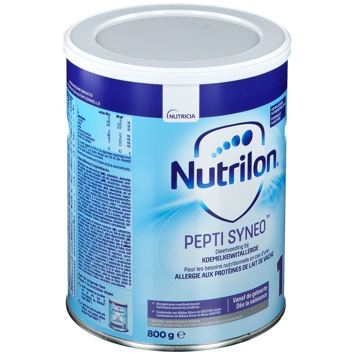 Nutrilon Pepti Syneo 1 Zuigelingenvoeding Poeder 800 g - Farmaline