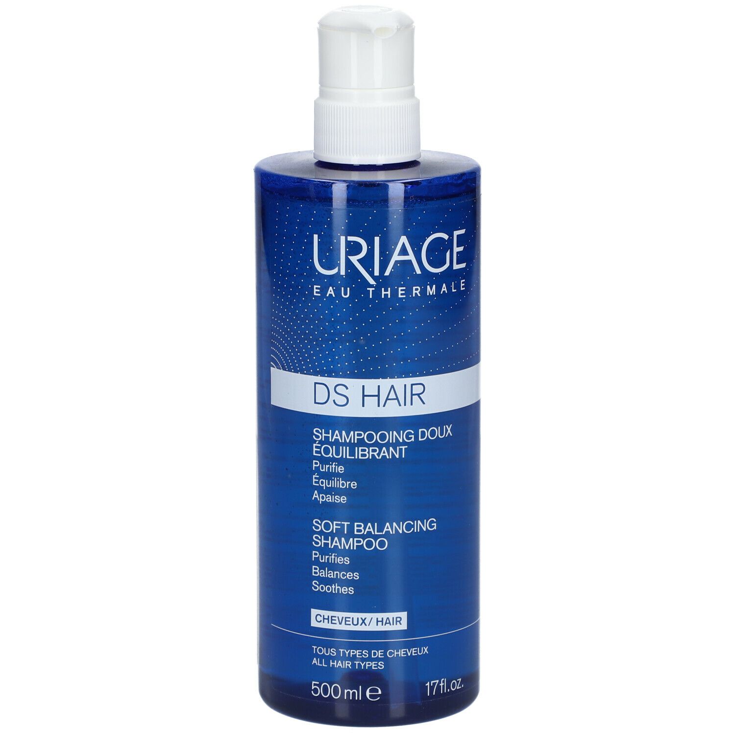 Uriage DS Hair Shampooing Doux Équilibrant 500 ml - Farmaline