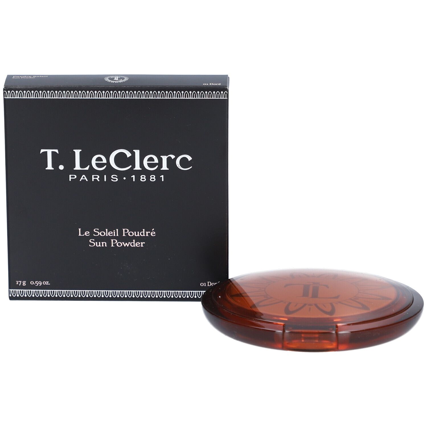 T. LeClerc Bronzing Sun Powder - Matte finish 01 Doré 17 g - Farmaline