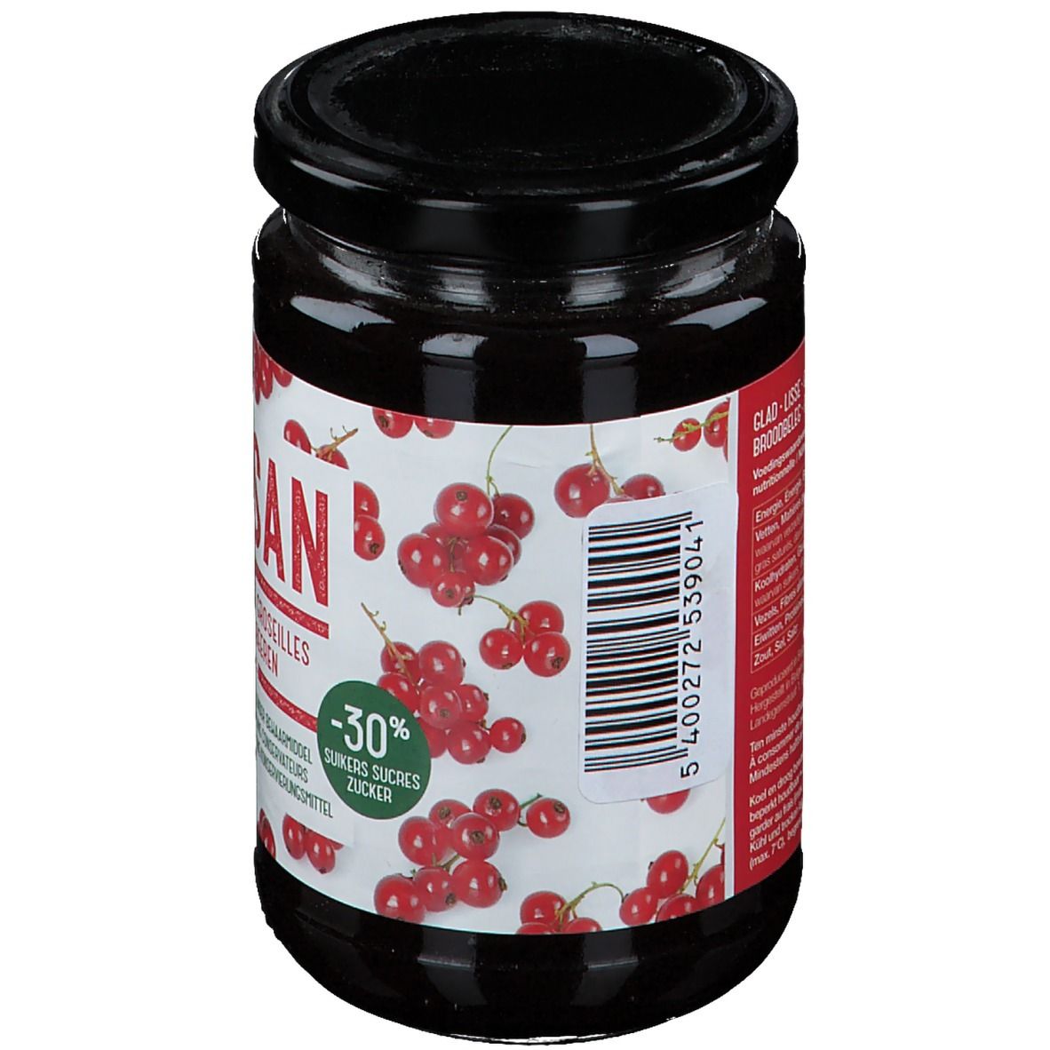 Allsan Broodbeleg Rode Bessen 320 g - Farmaline