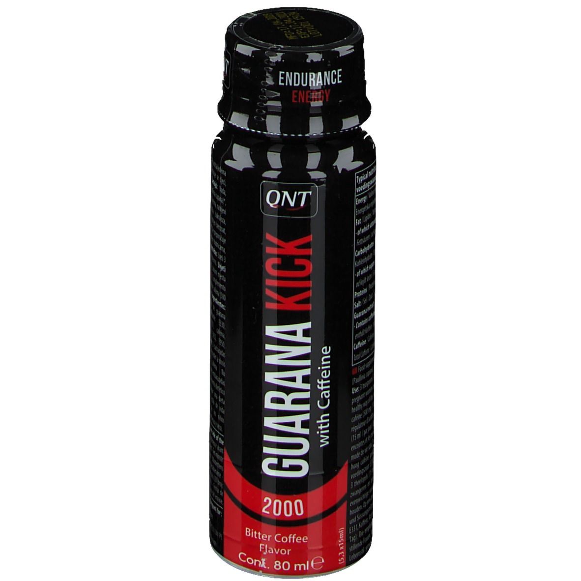 QNT Guarana Kick 2000 Bitter Coffee 12x80 ml - farmaline.be