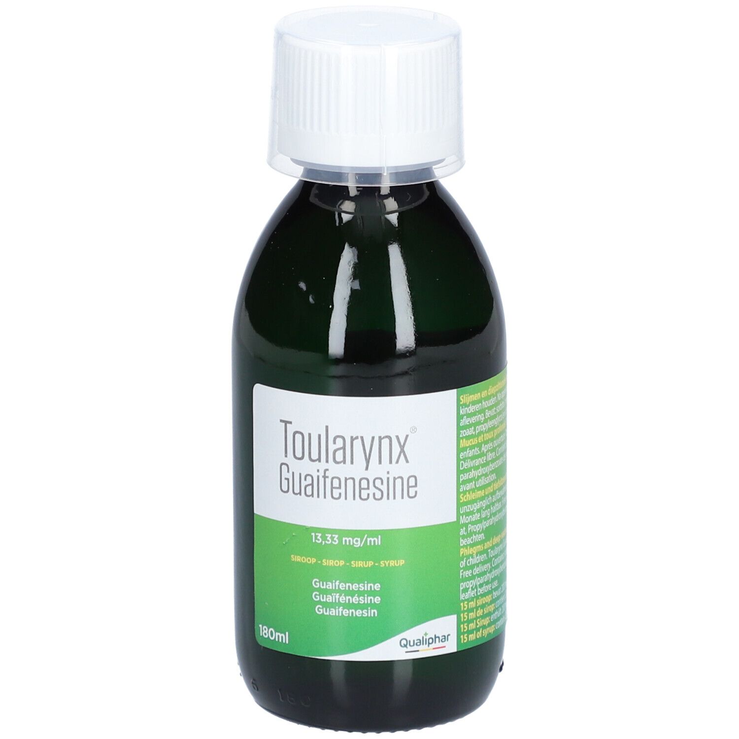 Toularynx Guaifenesine Slijmhoest 180 ml - Farmaline