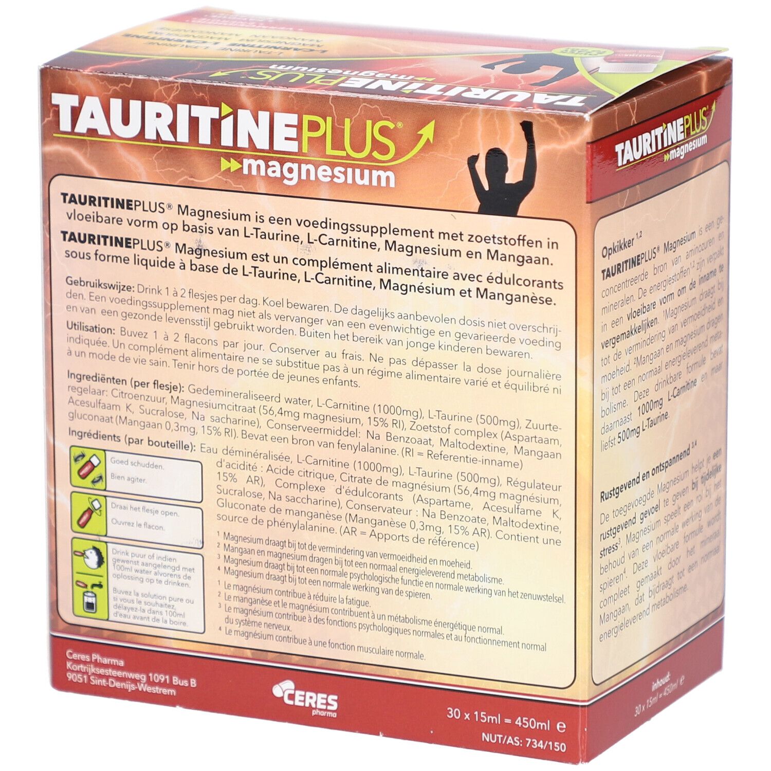 Tauritine Plus Magnesium 30x15 ml - Farmaline
