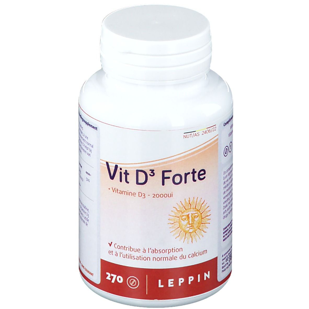 Lepivits® Vitamine D3 Forte 270 St - Farmaline