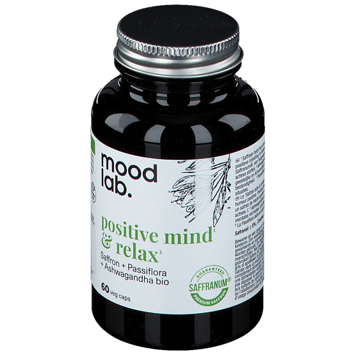 Moodlab Positive Mind & Relax 60 St - farmaline.be