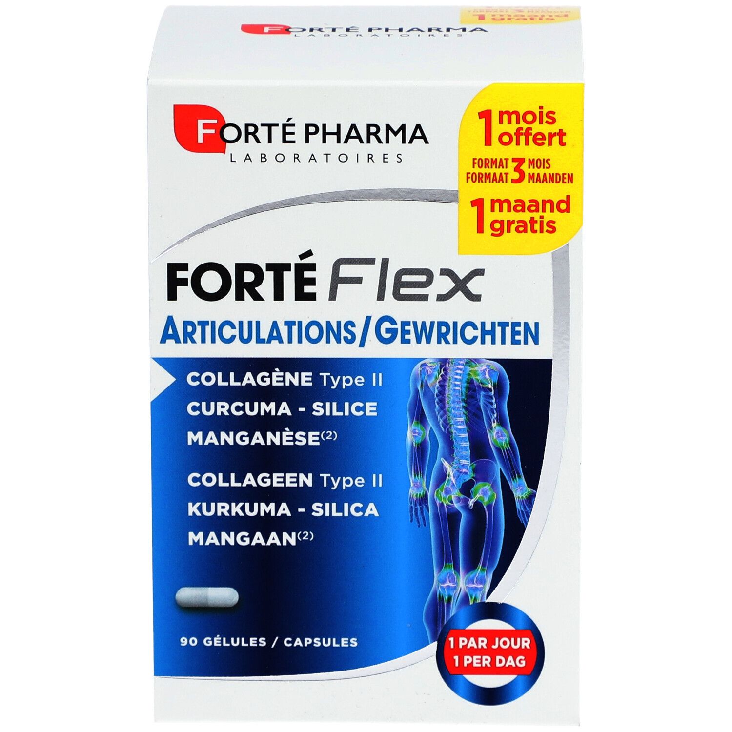 Forté Pharma Forté Flex Gewrichten 2 + 1 GRATIS 90 St - farmaline.be