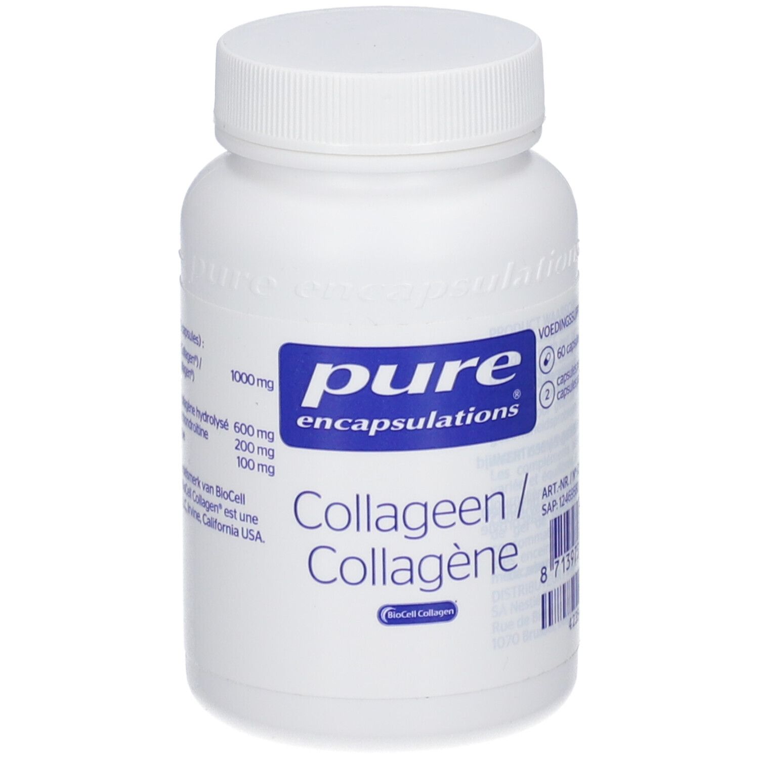 Pure Encapsulations Collageen 60 St - Farmaline