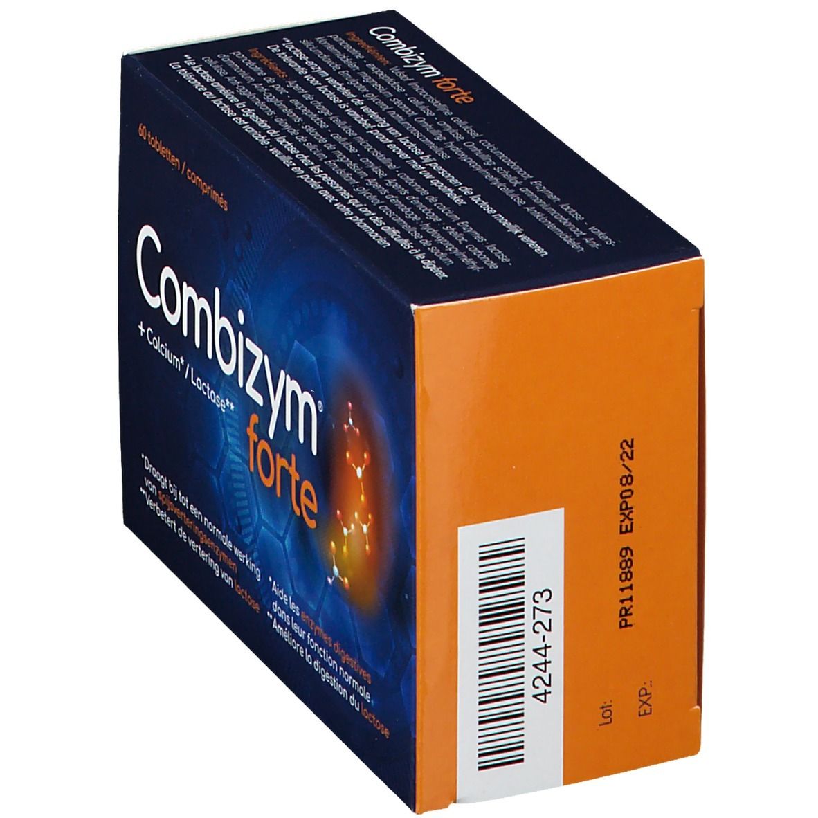 Combizym Forte - Vertering & Lactose-Intolerantie 60 St - Farmaline