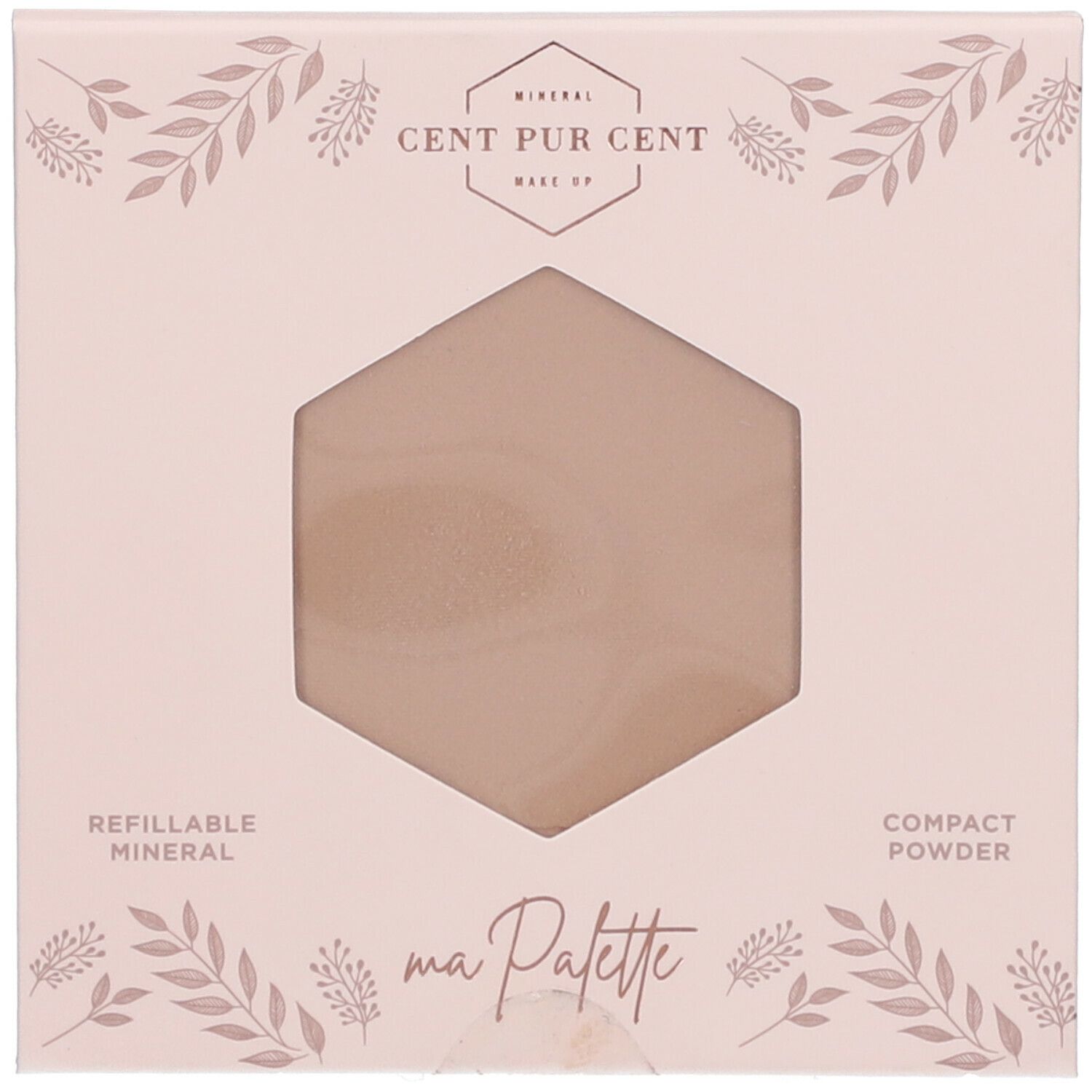 Cent Pur Cent Refillable Compact Foundation Light 9 g - farmaline.be