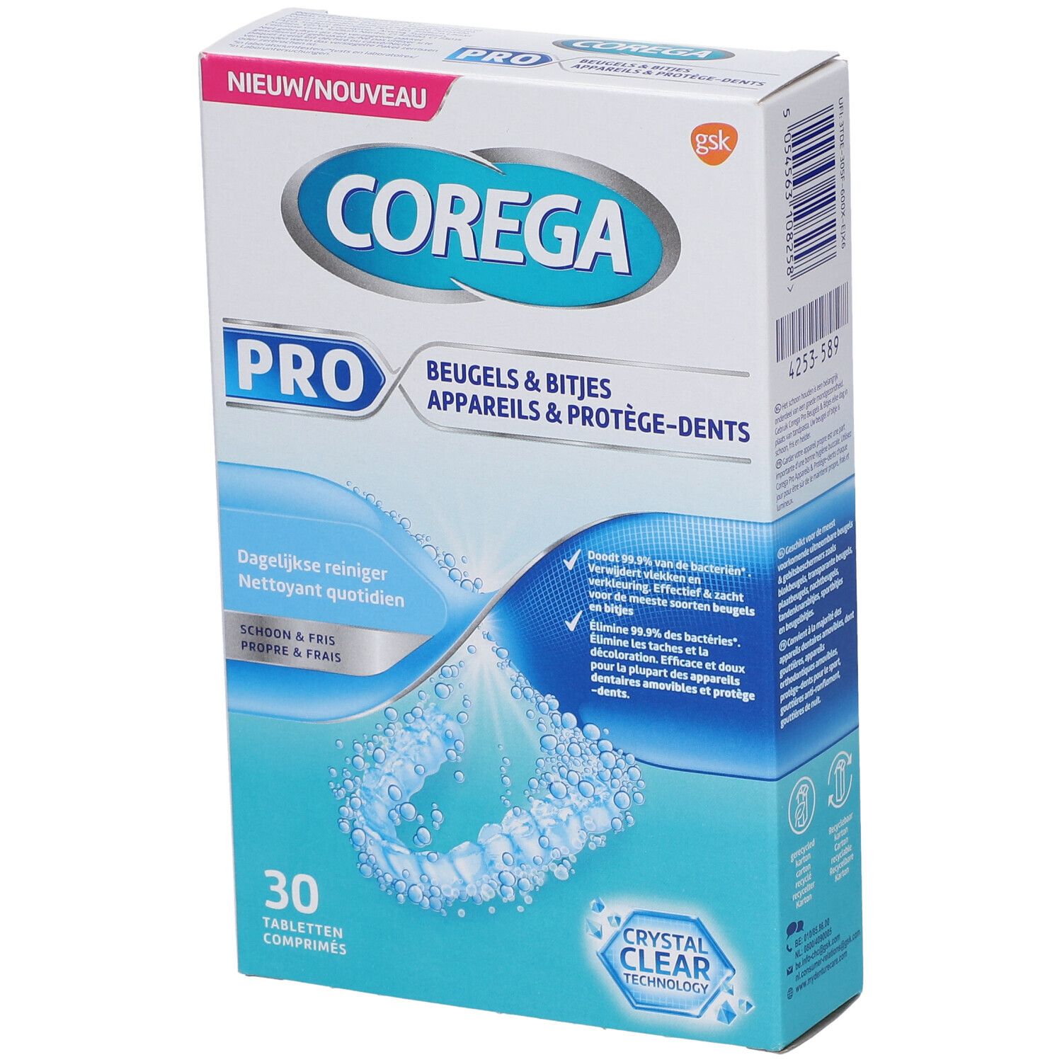 Corega Pro Beugels & Bitjes 30 St - Farmaline