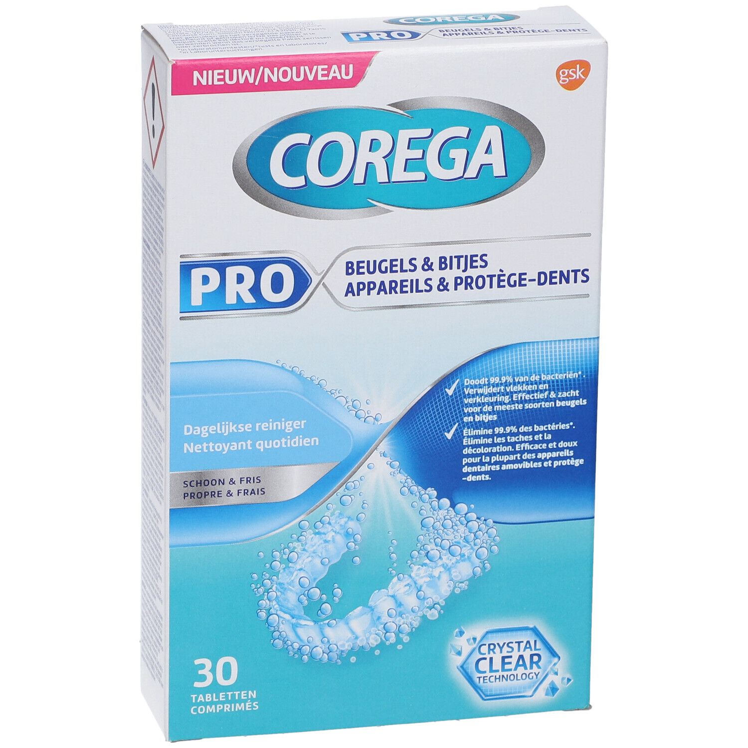 Corega Pro Beugels & Bitjes 30 St - Farmaline