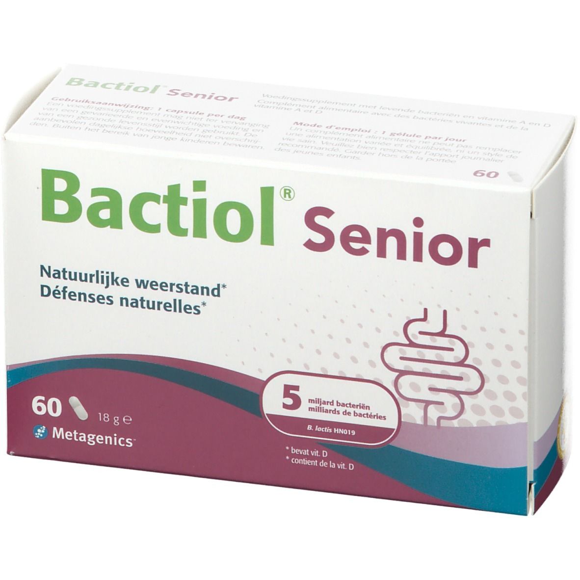 Bactiol Senior 60 St - Farmaline