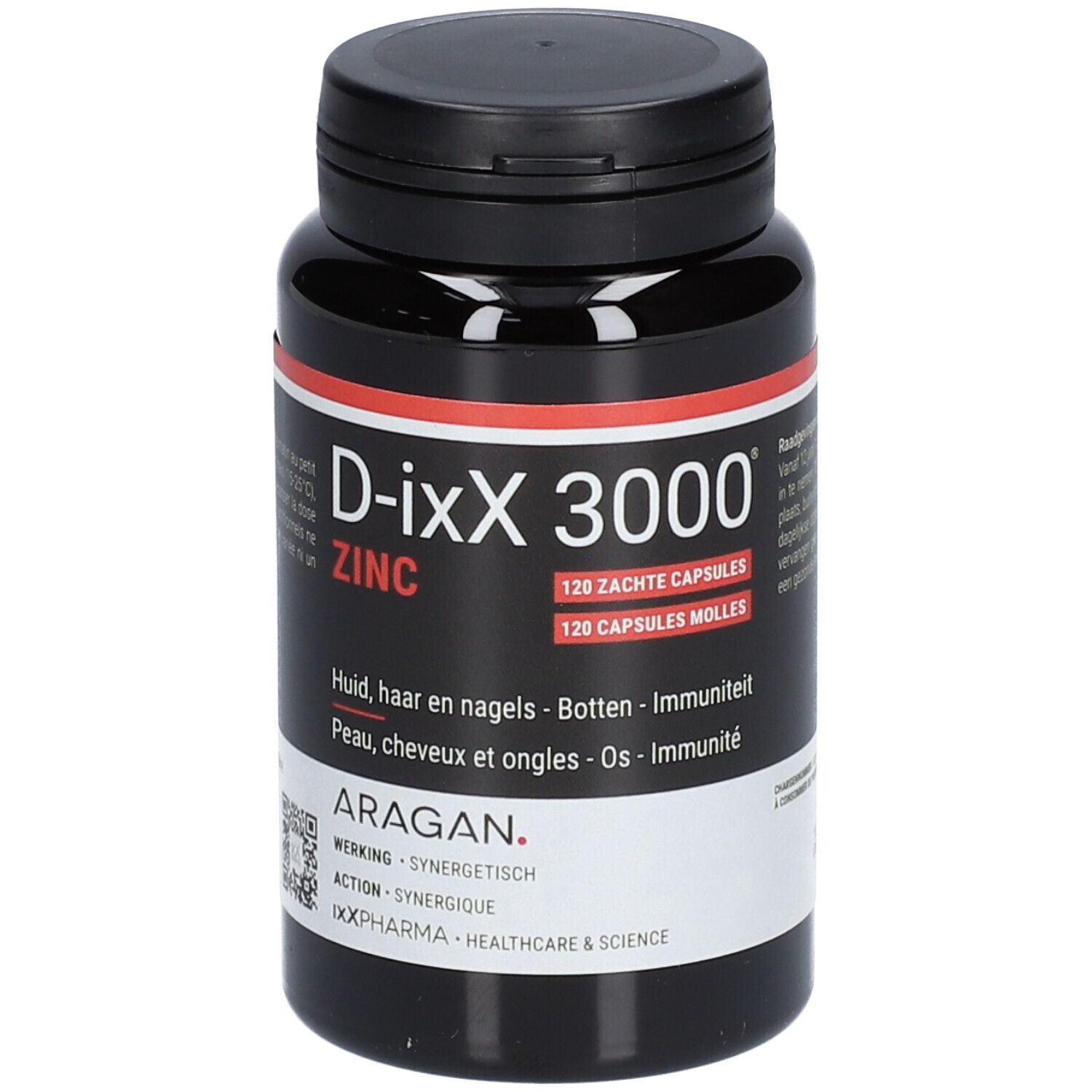 D-ixX 3000 Zinc Vitamine D - Zink 120 St - Farmaline
