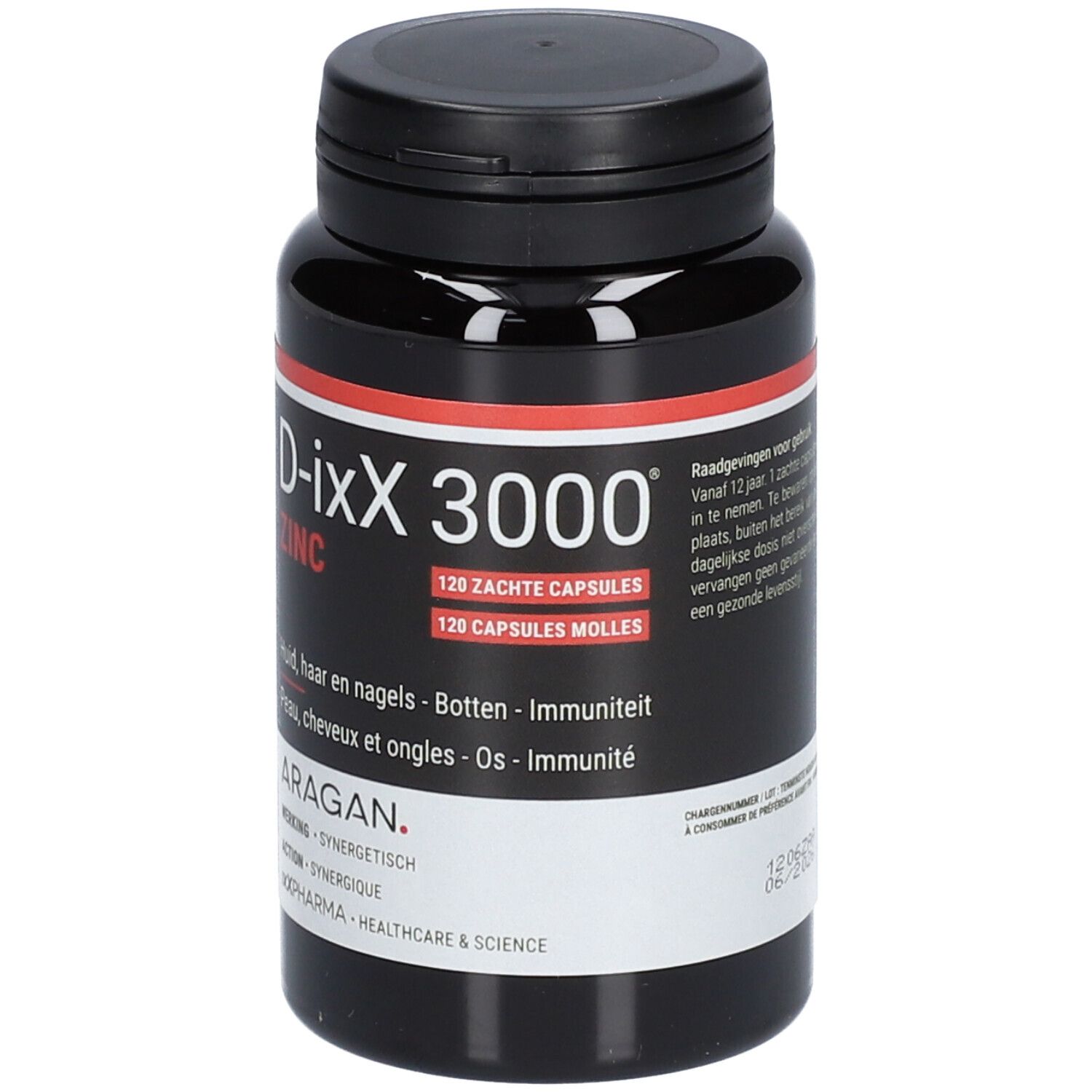 D-ixX 3000 Zinc Vitamine D - Zink 120 St - Farmaline
