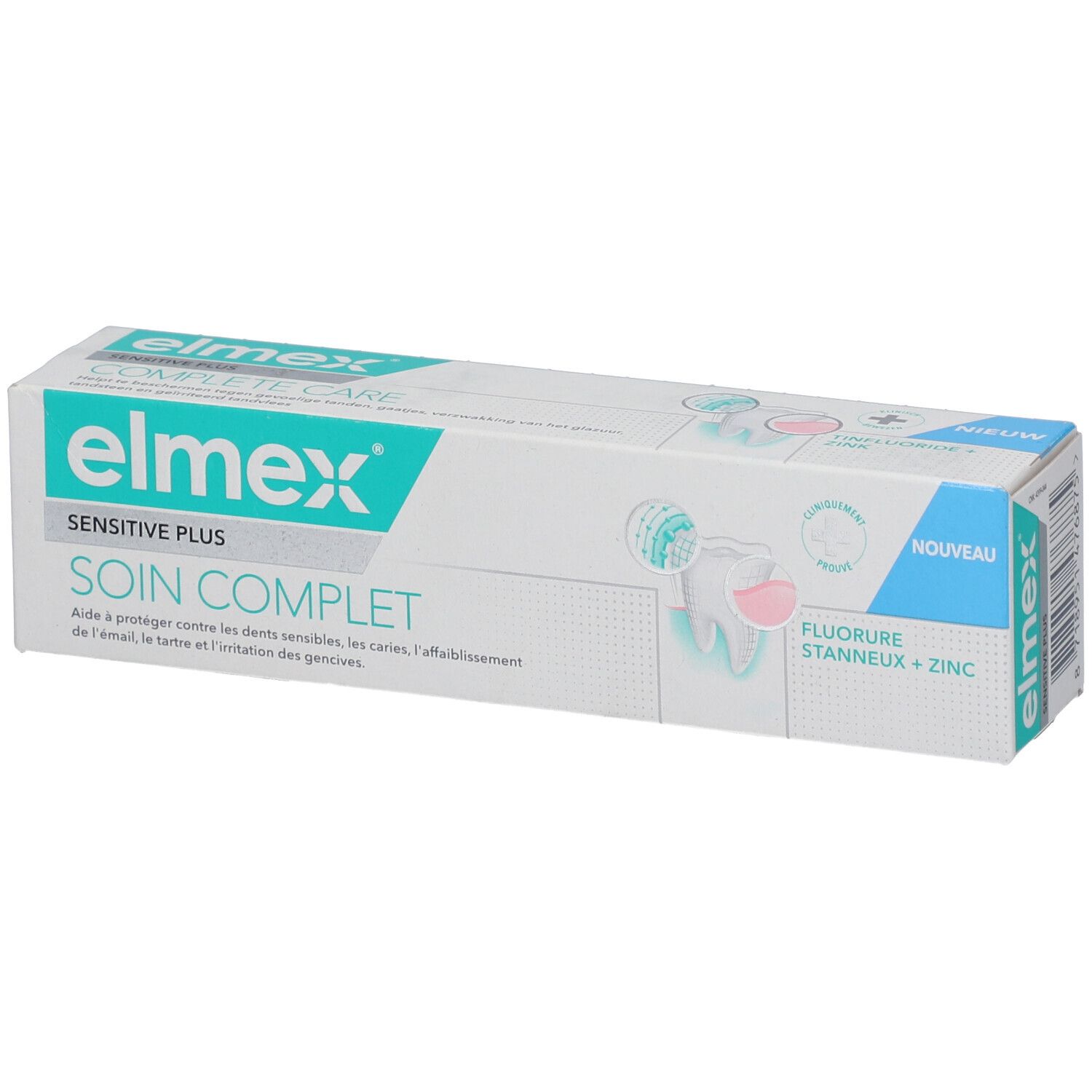 elmex® Sensitive Plus Soin Complet Dentifrice 75 ml - Farmaline