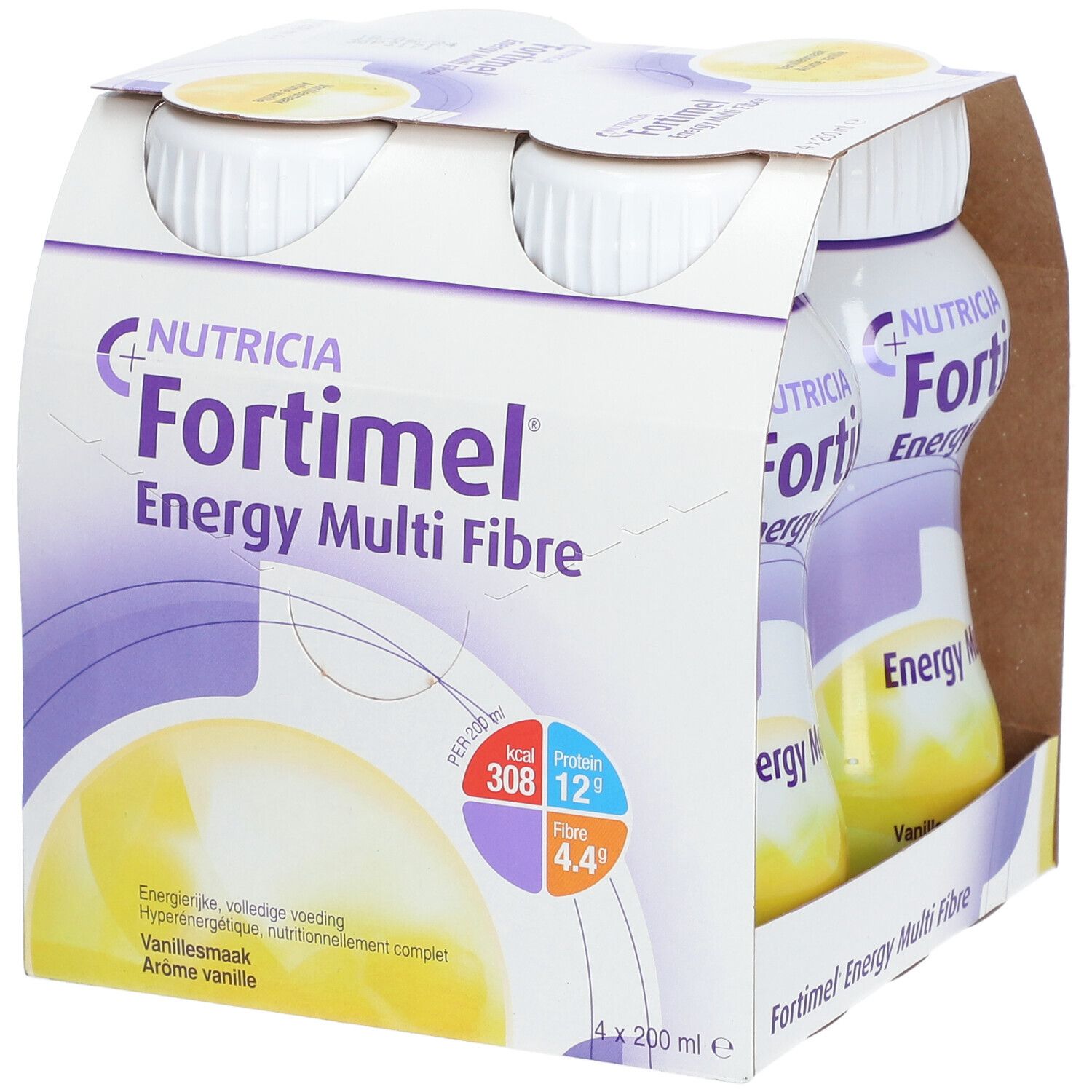 Fortimel Protein Vanille 4x200 ml - Farmaline