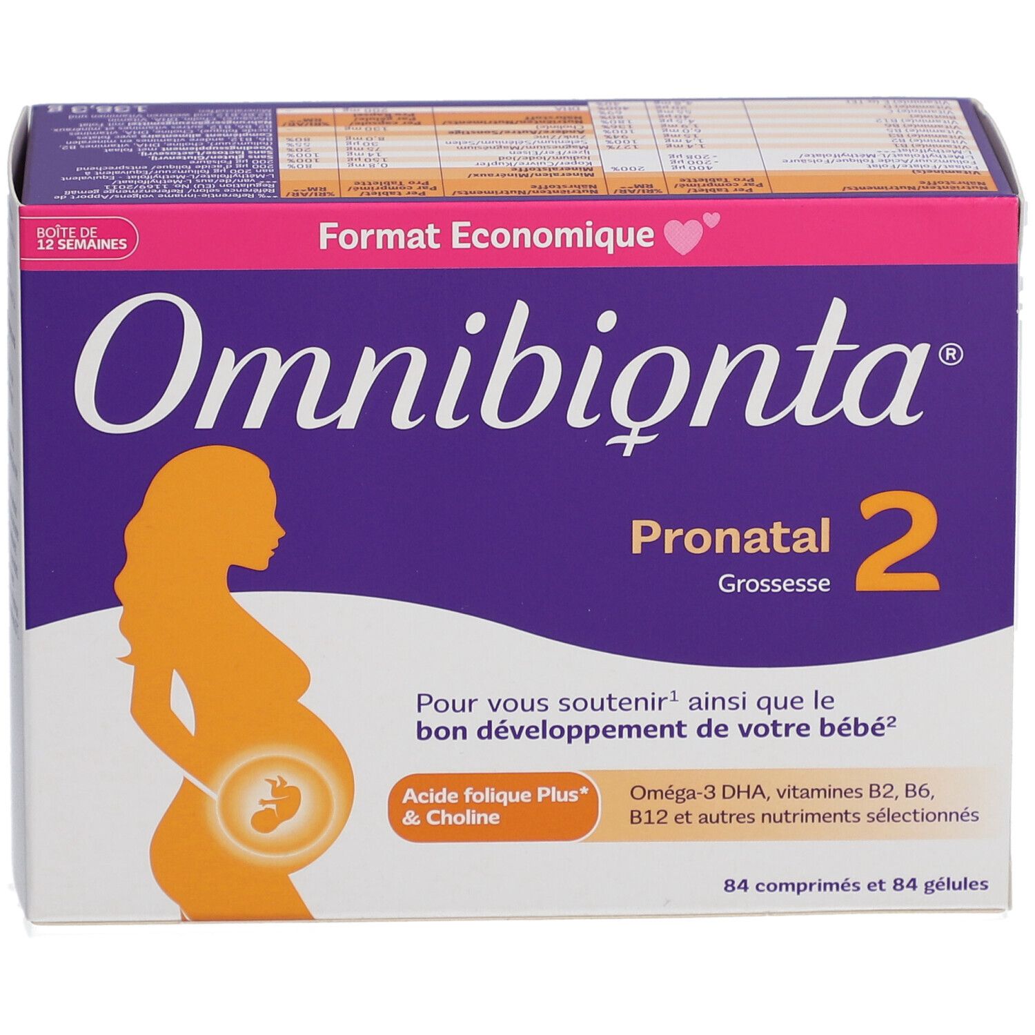 Omnibionta® Pronatal 2 12 Semaines 84 pc(s) - Farmaline