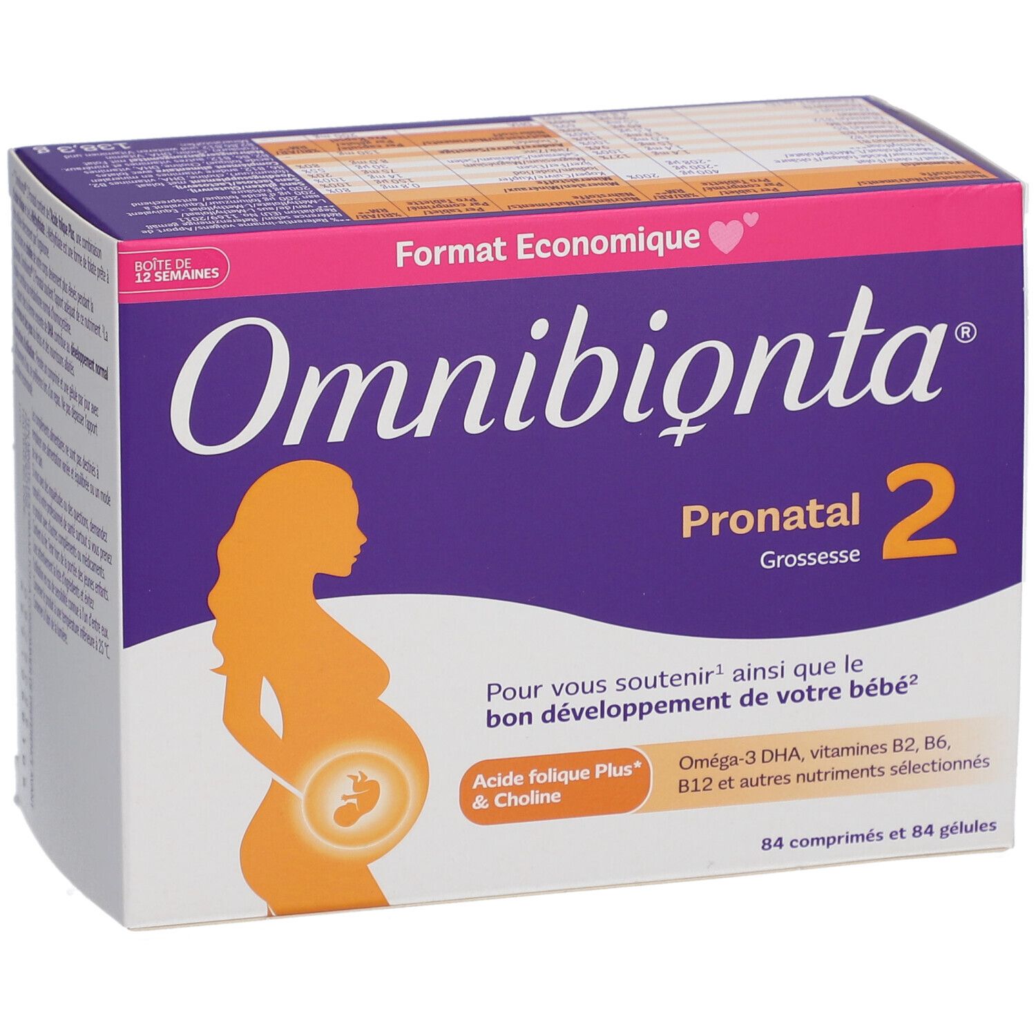 Omnibionta® Pronatal 2 12 Semaines 84 pc(s) - Farmaline