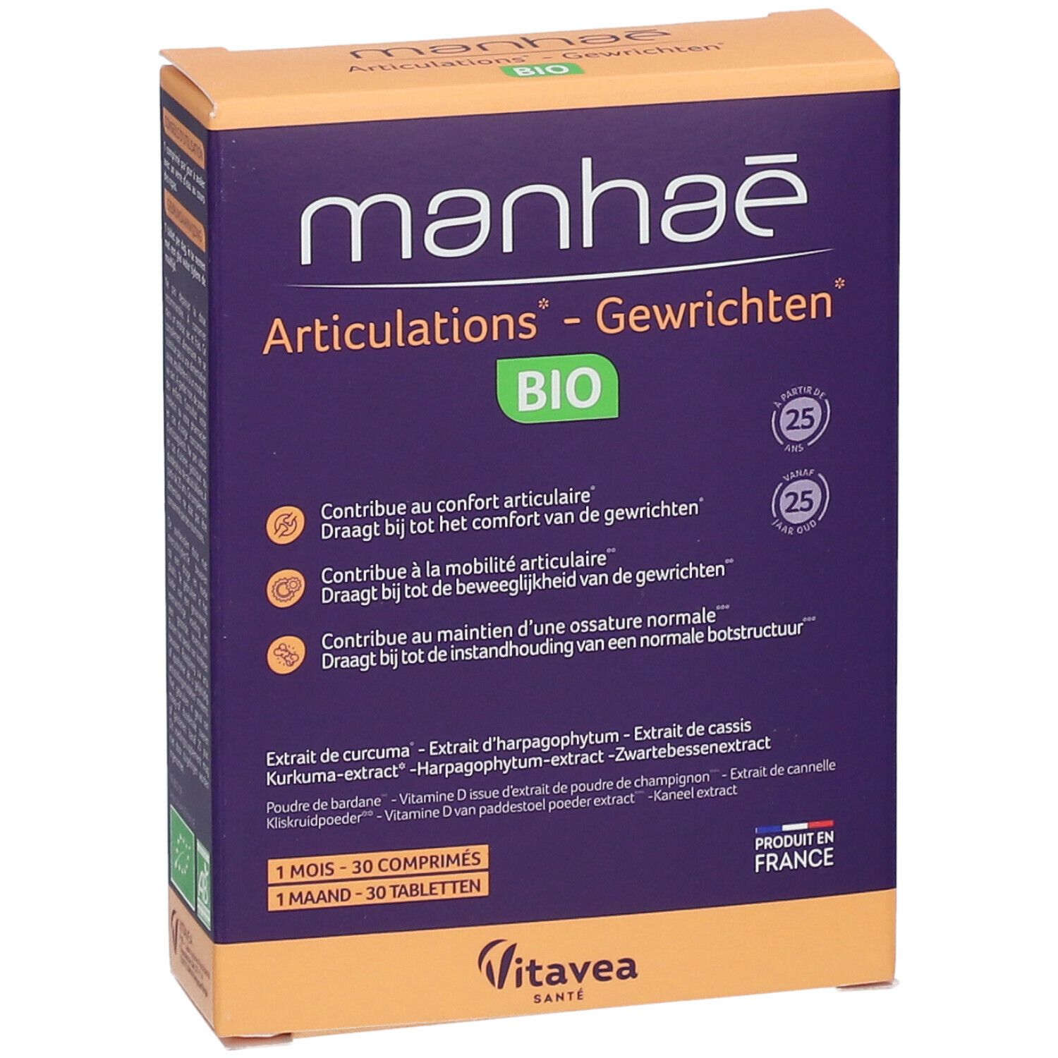 Manhaé Gewrichten Bio 30 St - Farmaline