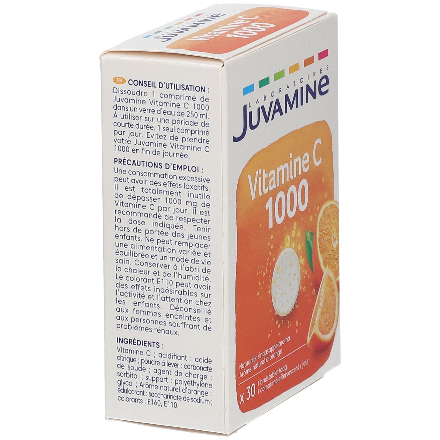 Juvamine Vitamine C 1000 30 St - Farmaline