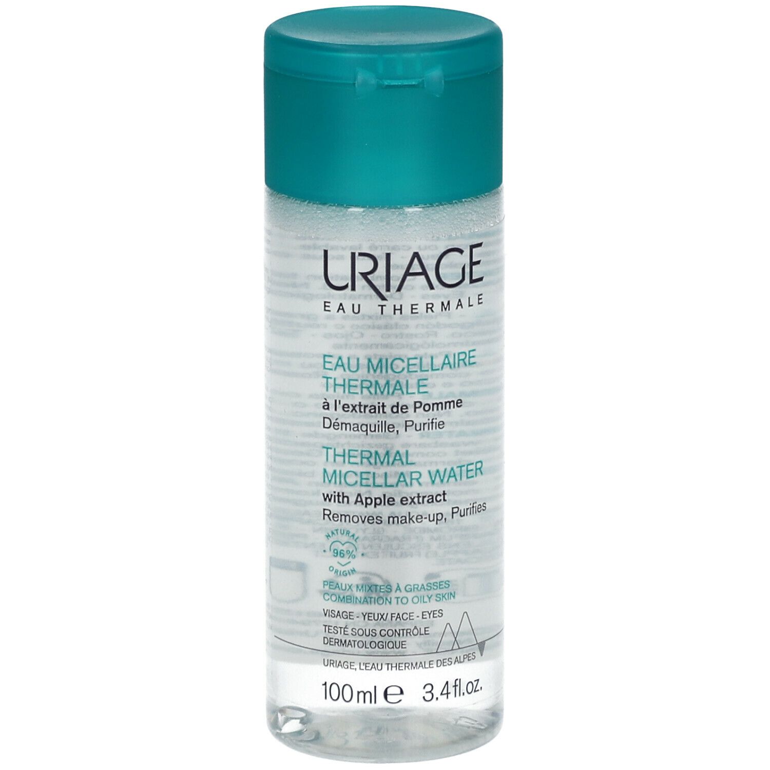 Uriage Thermal Micellar Water with Apple Extract Combination to Oily ...