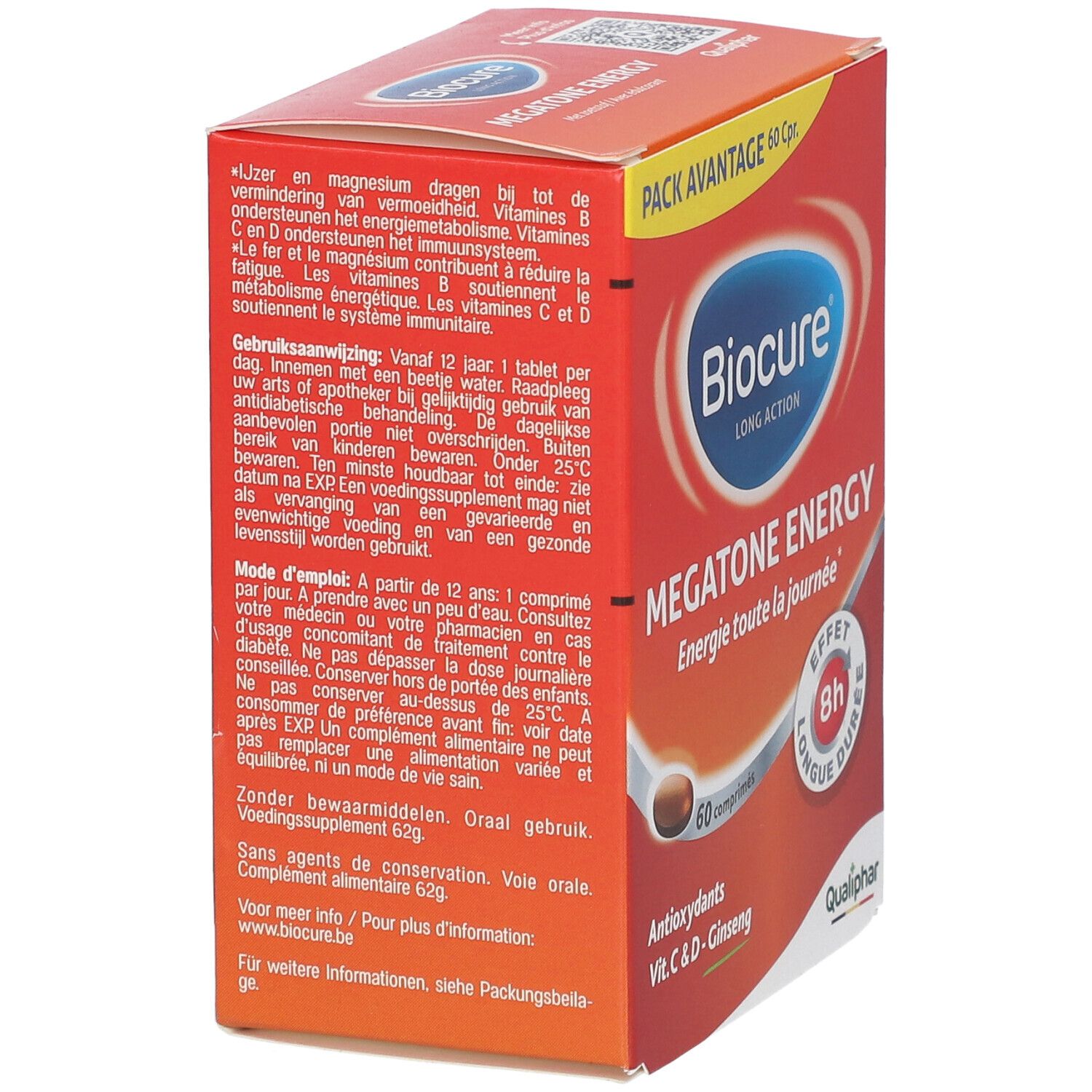 Biocure® Megatone Energie 60 St - Farmaline