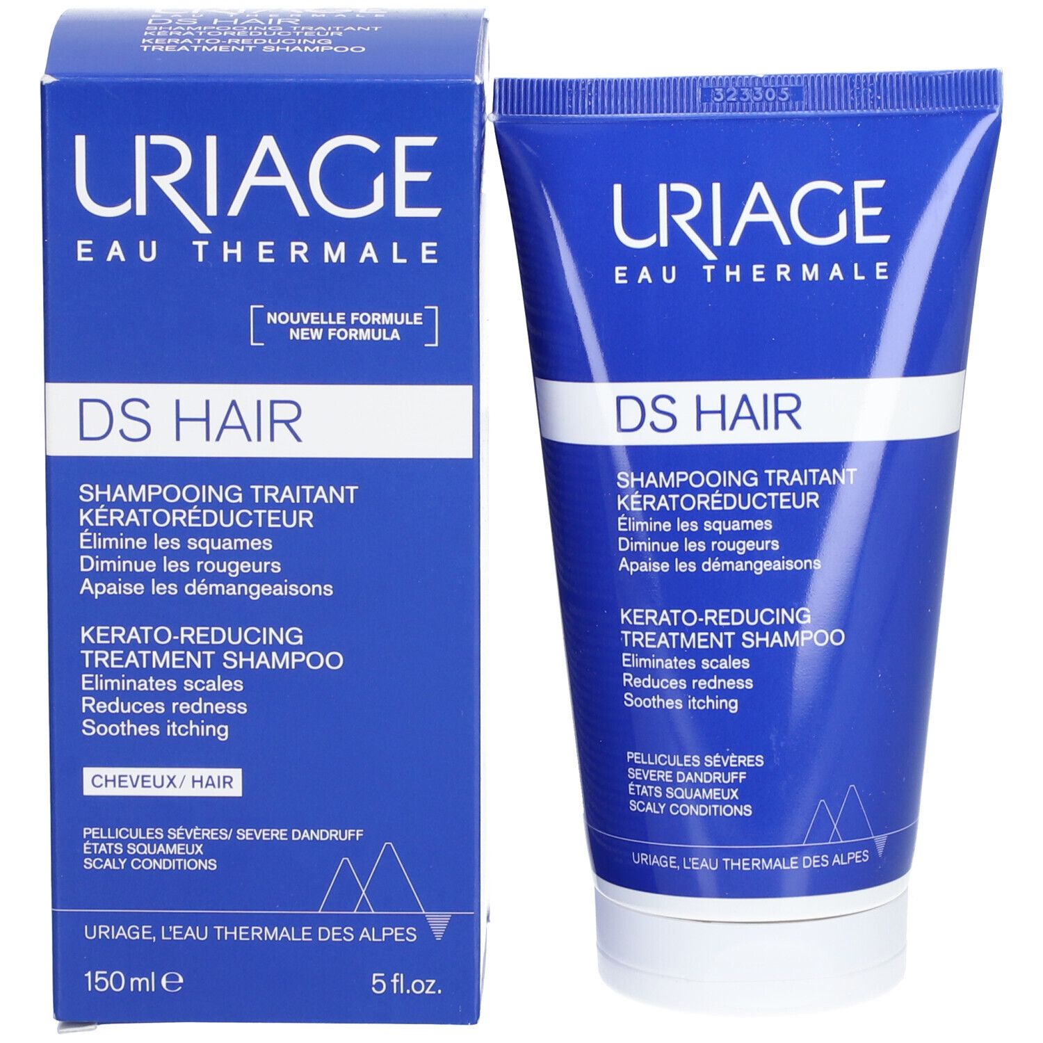 Uriage DS Hair Shampooing Traitant Kératoréducteur 150 ml - Farmaline