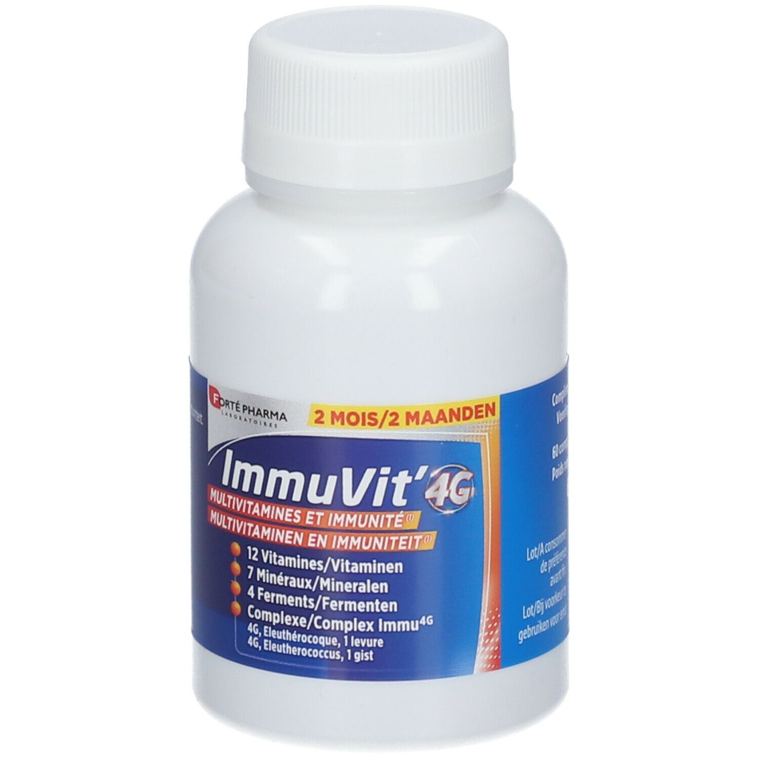 Forté Pharma Immuvit 4G 60 pc(s) - farmaline.be