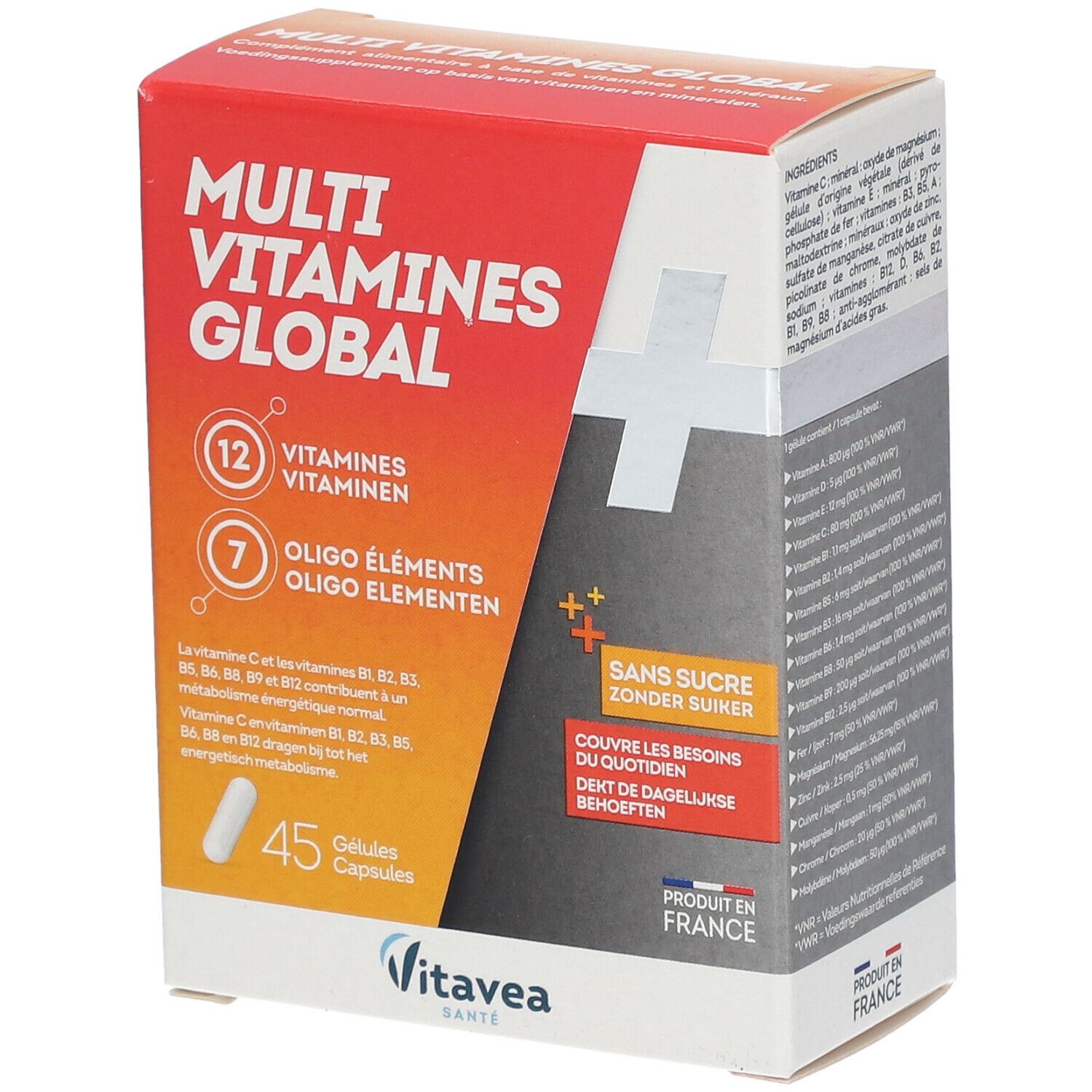 Vitavea Multivitamines Global 45 St - Farmaline