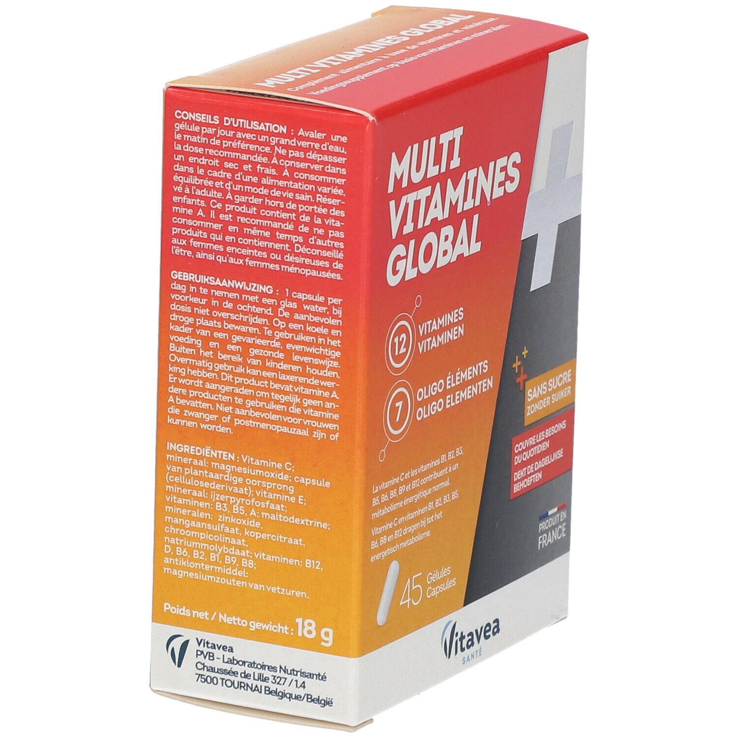 Vitavea Multivitamines Global 45 St - Farmaline