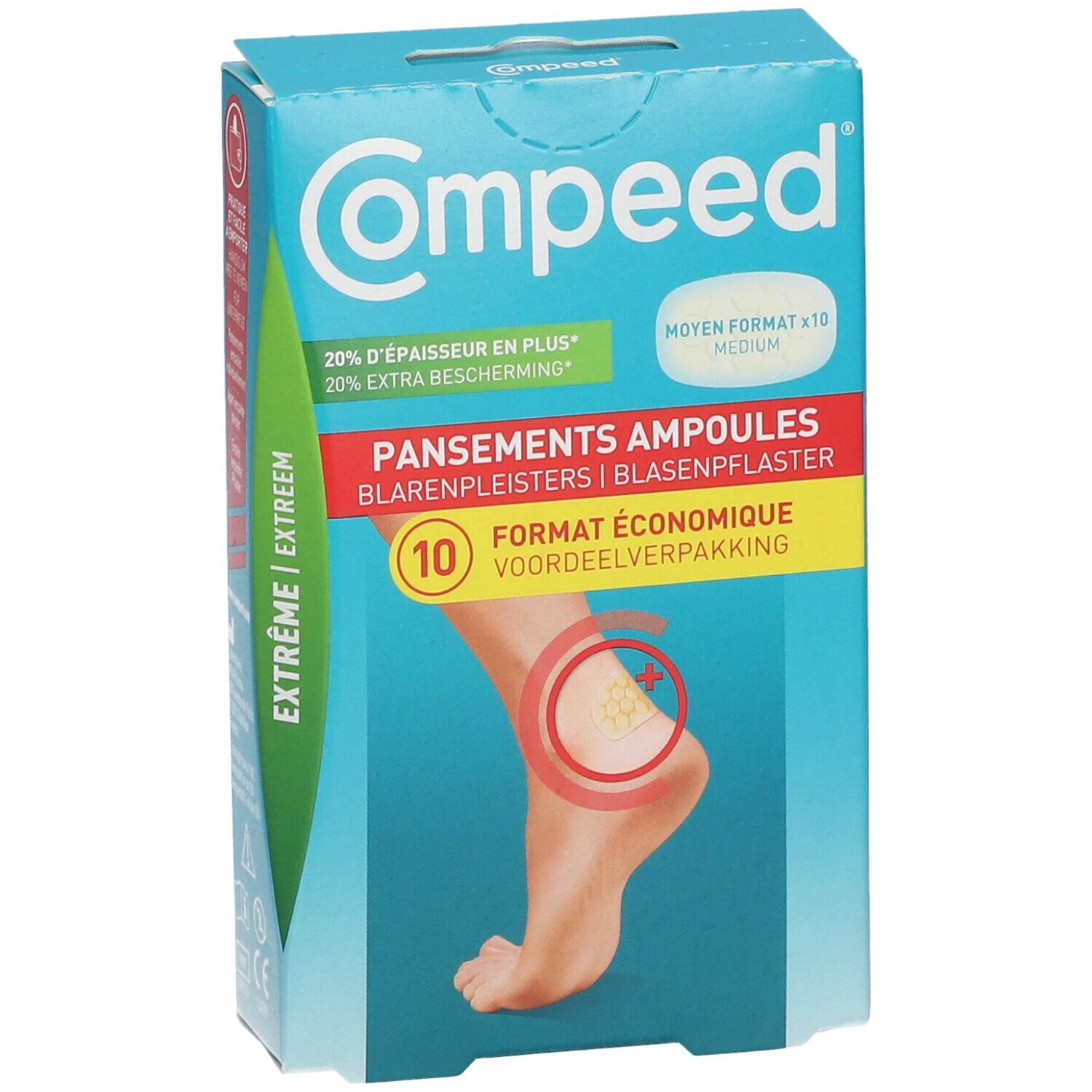 Compeed® Pansement Ampoule Extrême Pack Avantageux 10 pc(s) - Farmaline