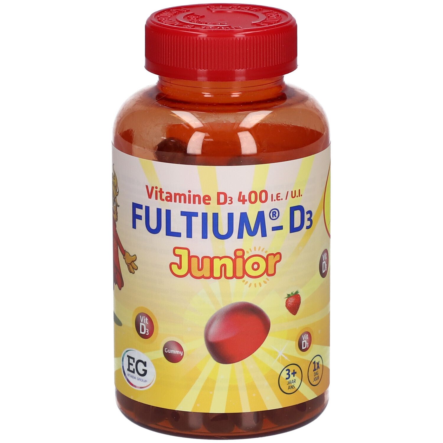 Fultium® Junior Vitamine D3 400 I.E. 120 St - farmaline.be