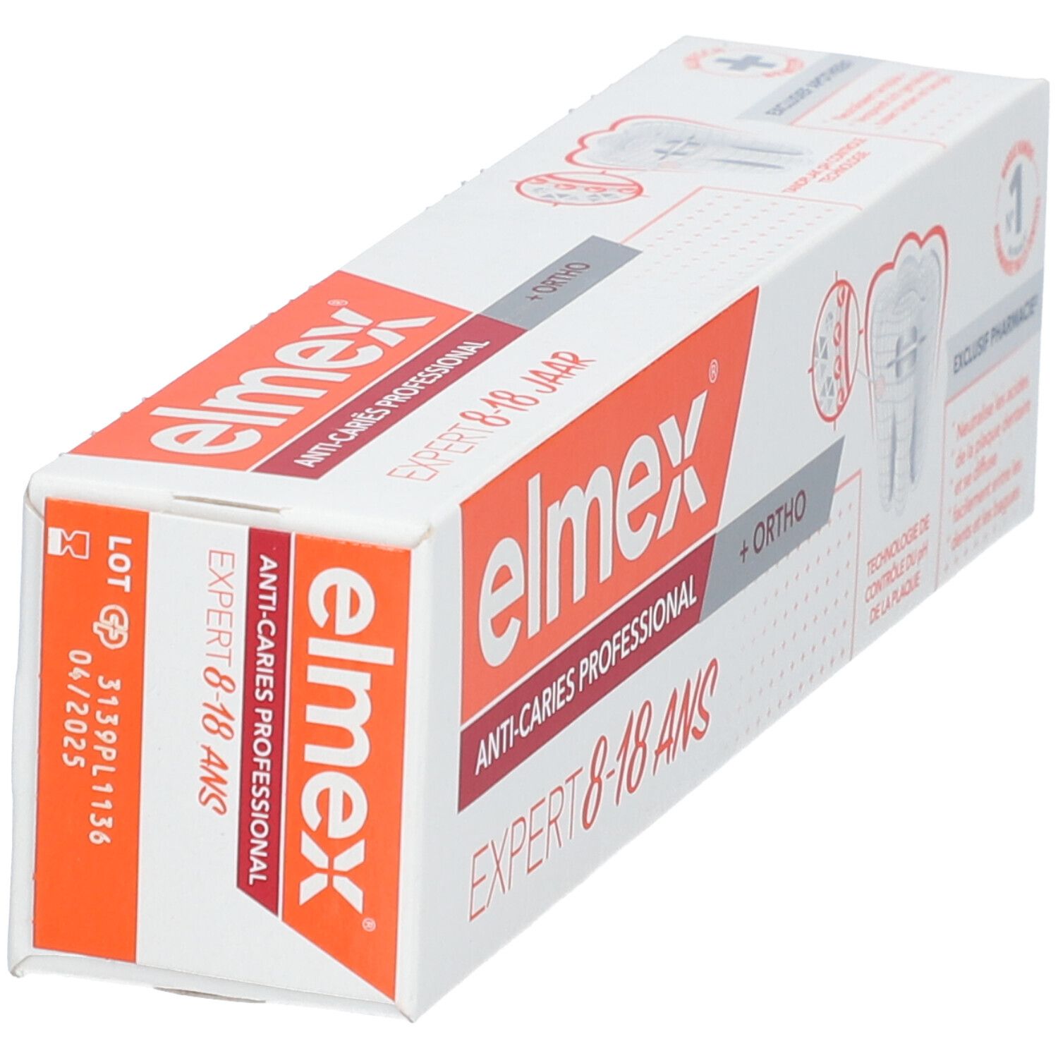elmex® Anti-Caries Professional Orthodontie Dentifrice 75 ml - Farmaline