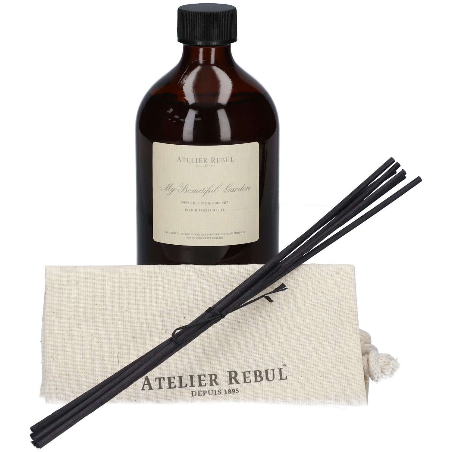Atelier Rebul Fresh Cut Fig & Coconut Reed Diffuser Refill 450 ml ...