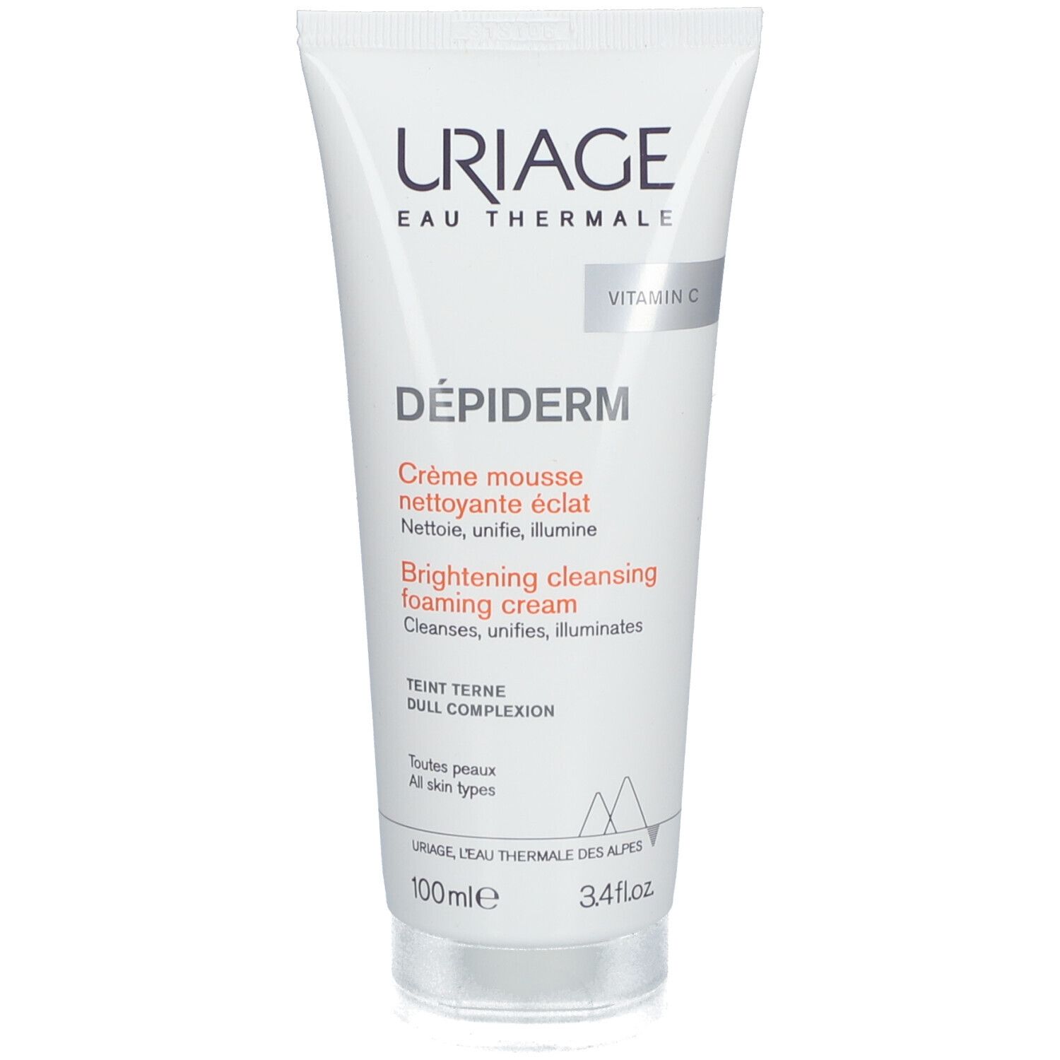 Uriage Dépiderm Brightening Cleansing Foaming Cream 100 ml - farmaline.be