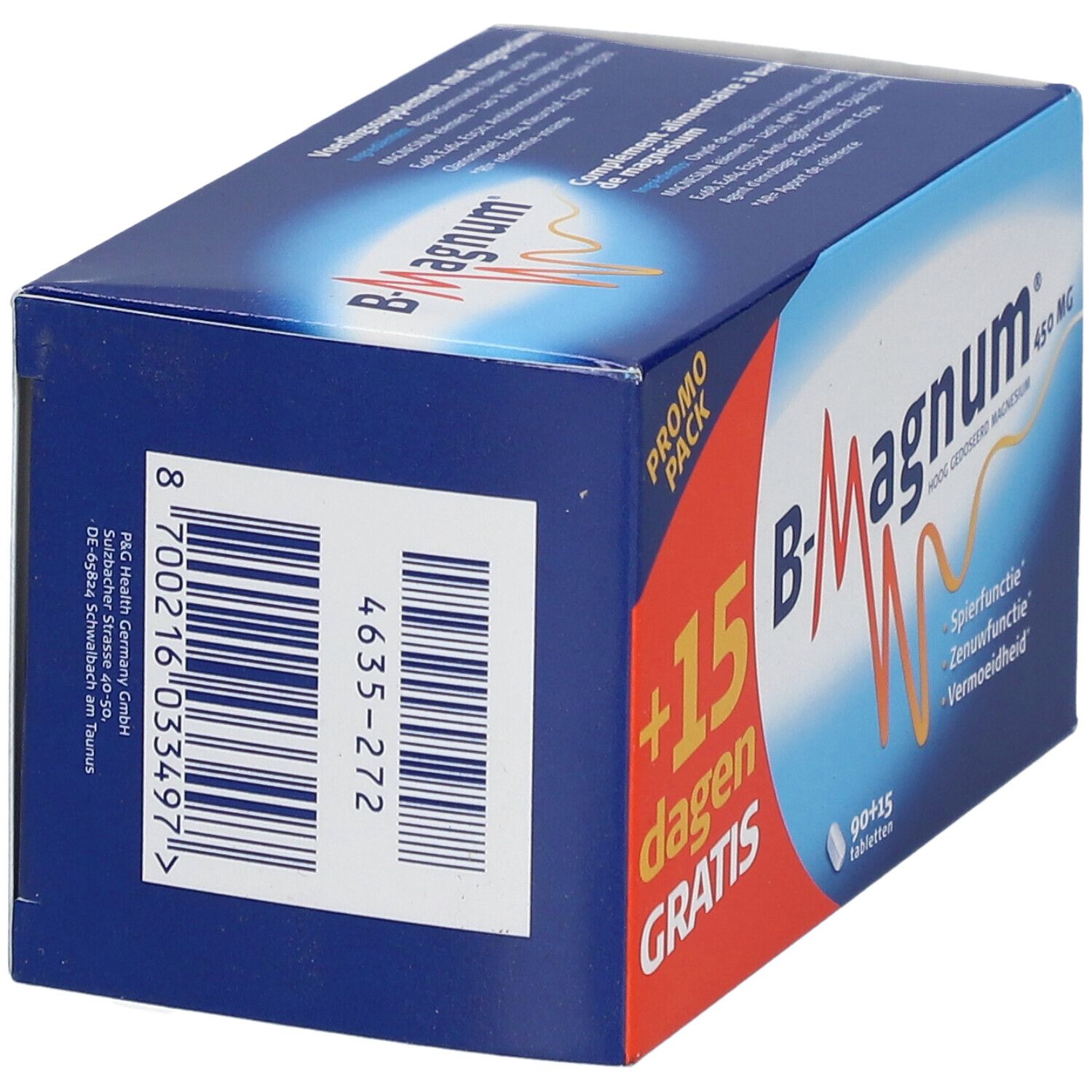B-Magnum® 450 mg + 15 Tabletten GRATIS 90+15 St - Farmaline