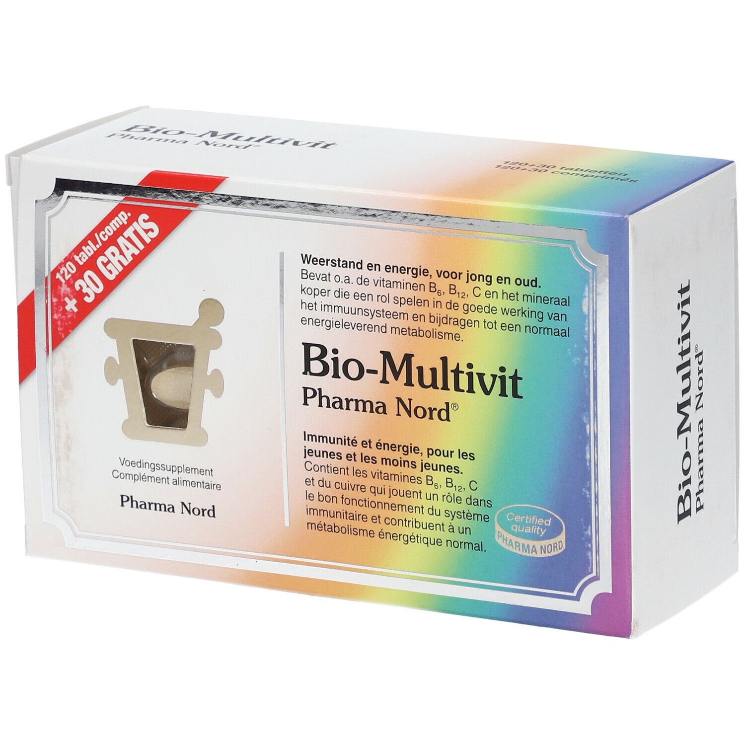 Pharma Nord Bio-Multivit 120 + 30 tabletten GRATIS | multivitamines ...