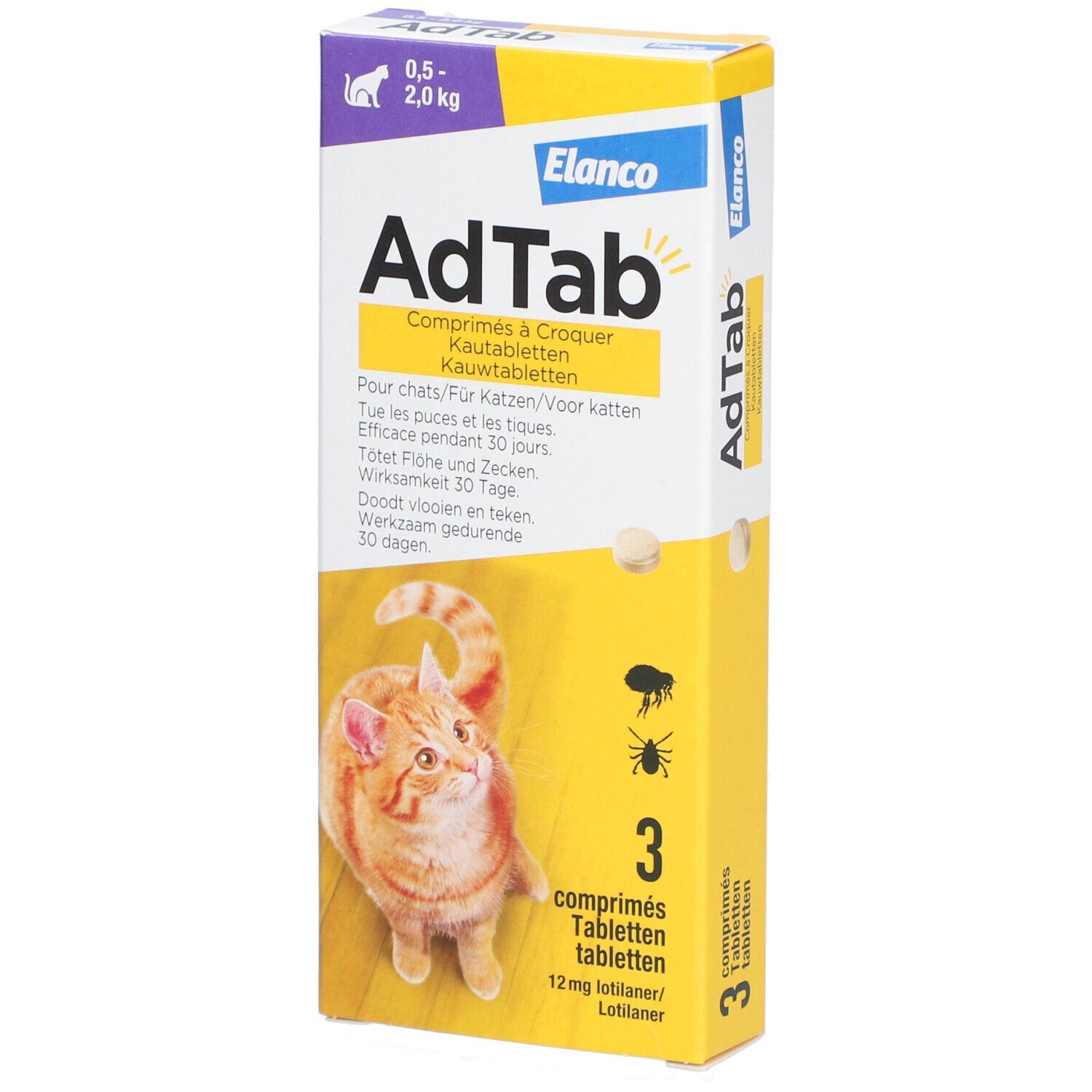 AdTab Kat 0 5 Kg 2 Kg 3 St Farmaline