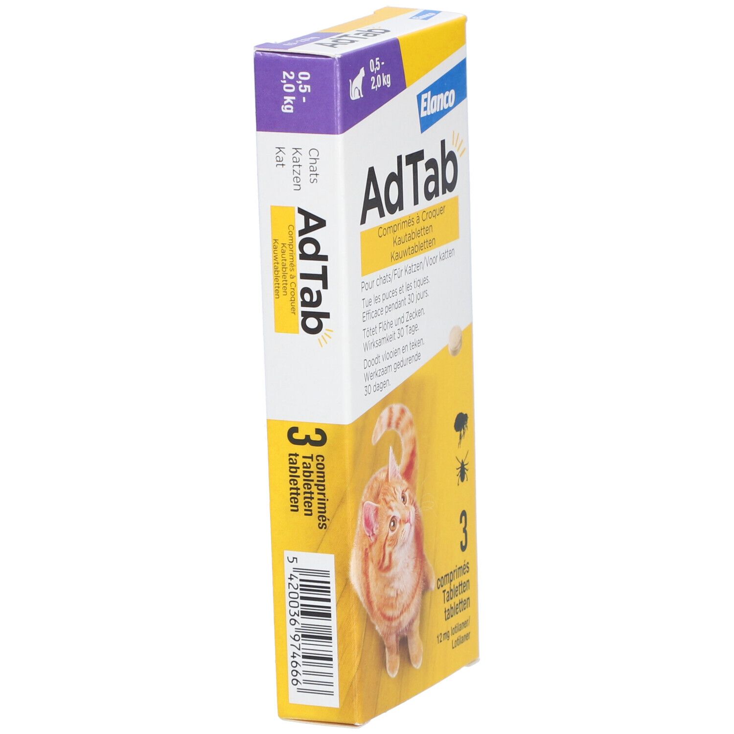 AdTab Kat 0 5 Kg 2 Kg 3 St Farmaline
