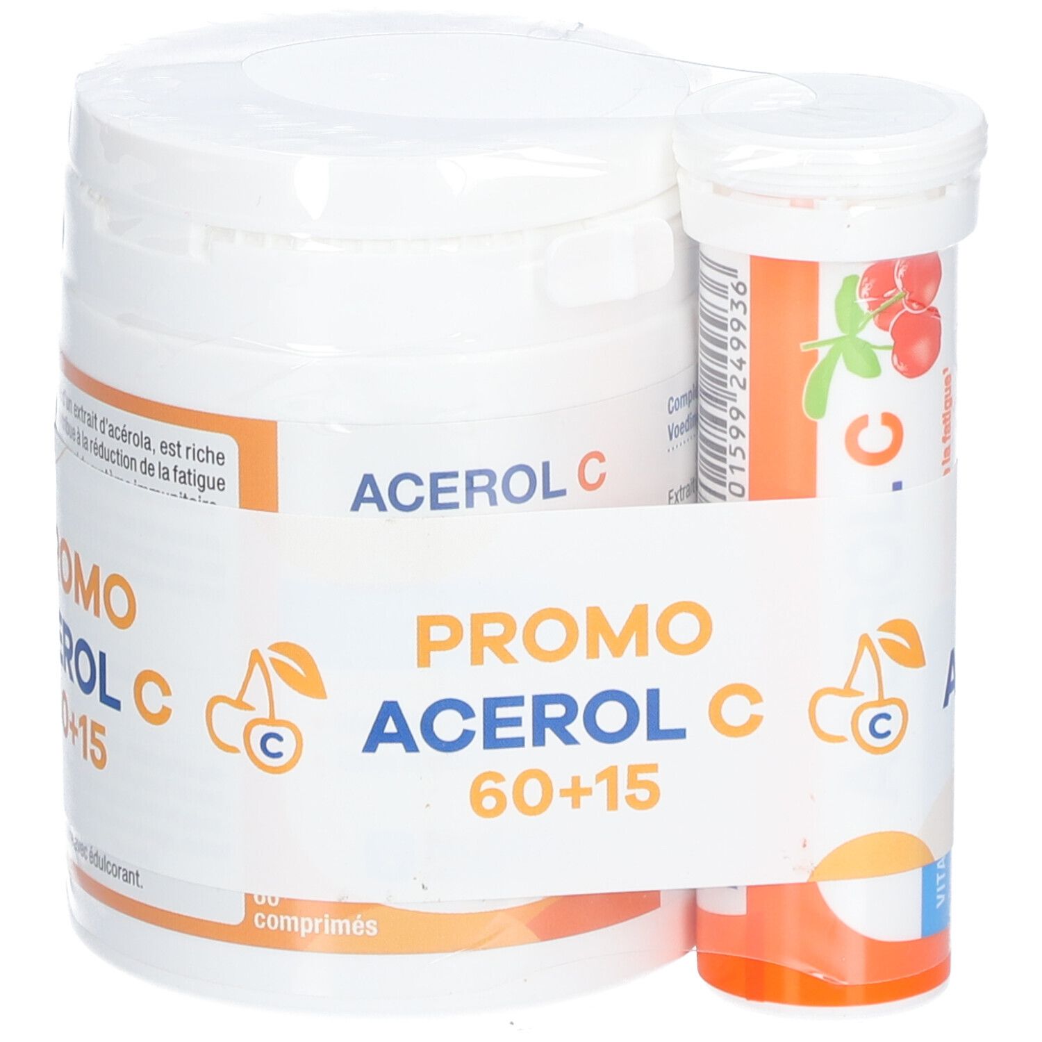 Acerol C 60+15 pc(s) - farmaline.be