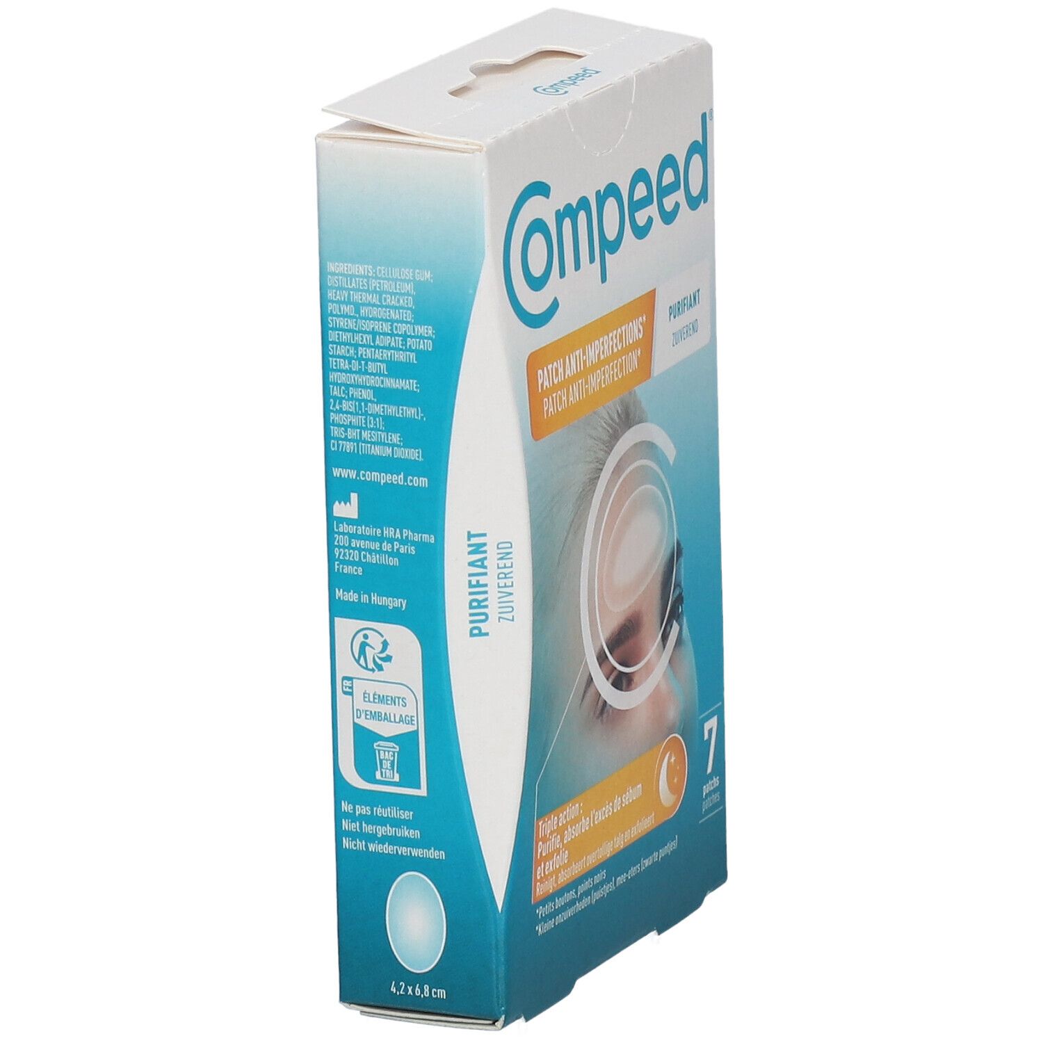 Compeed® Patch Anti-Imperfection Zuiverend Nacht 7 St - Farmaline