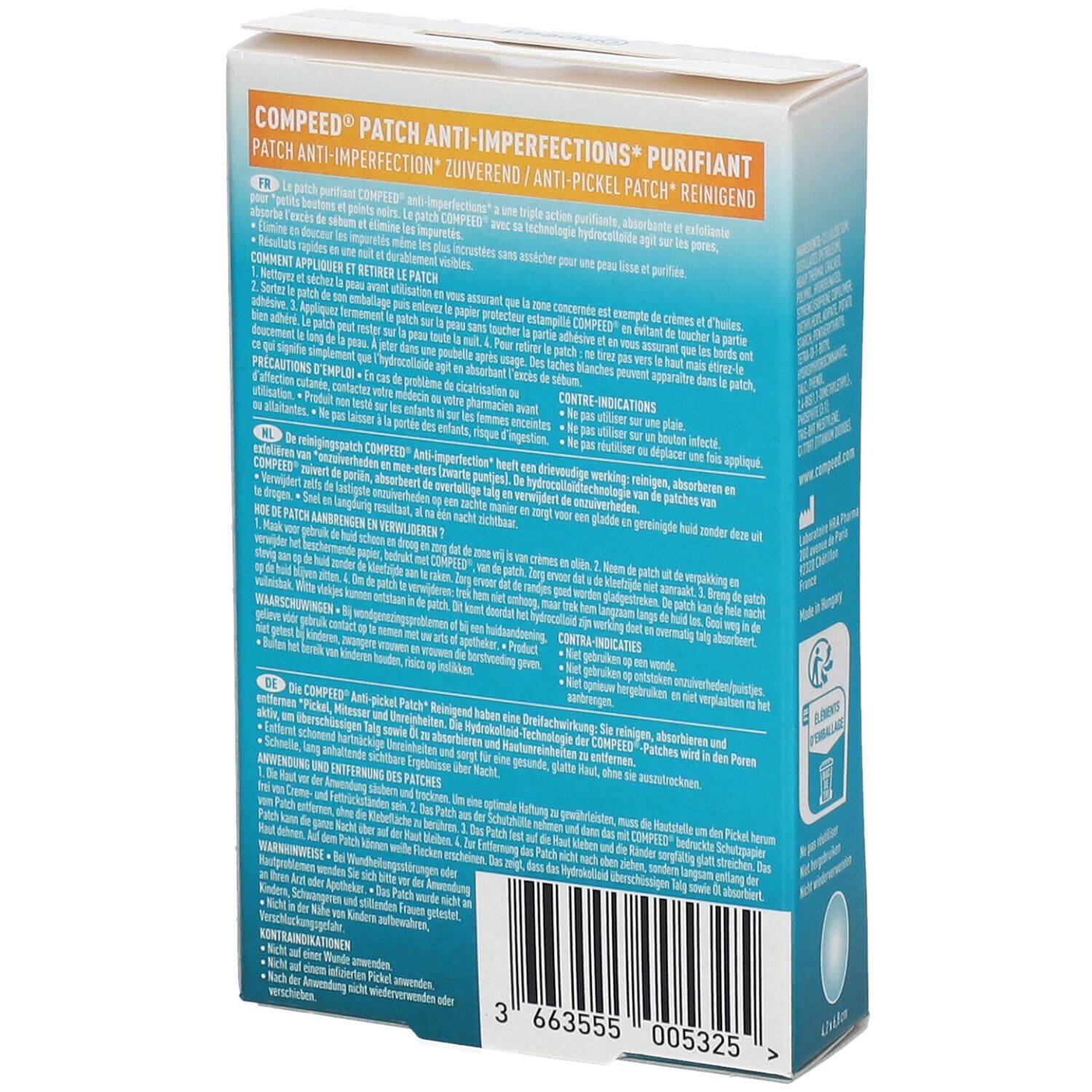 Compeed® Patch Anti-Imperfection Zuiverend Nacht 7 St - Farmaline