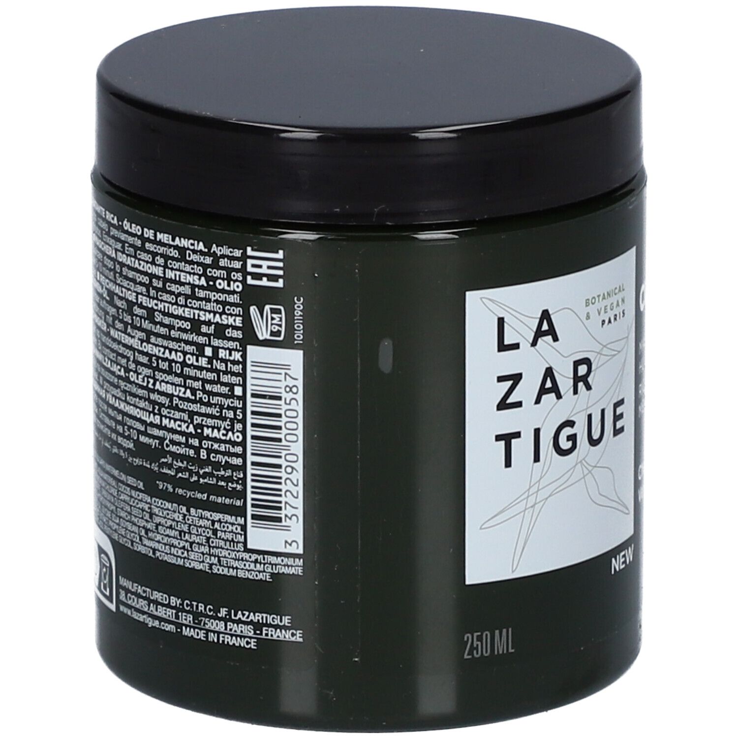 Lazartigue Curl Specialist Rich Hydrating Mask Melon Seed Oil 250 ml ...