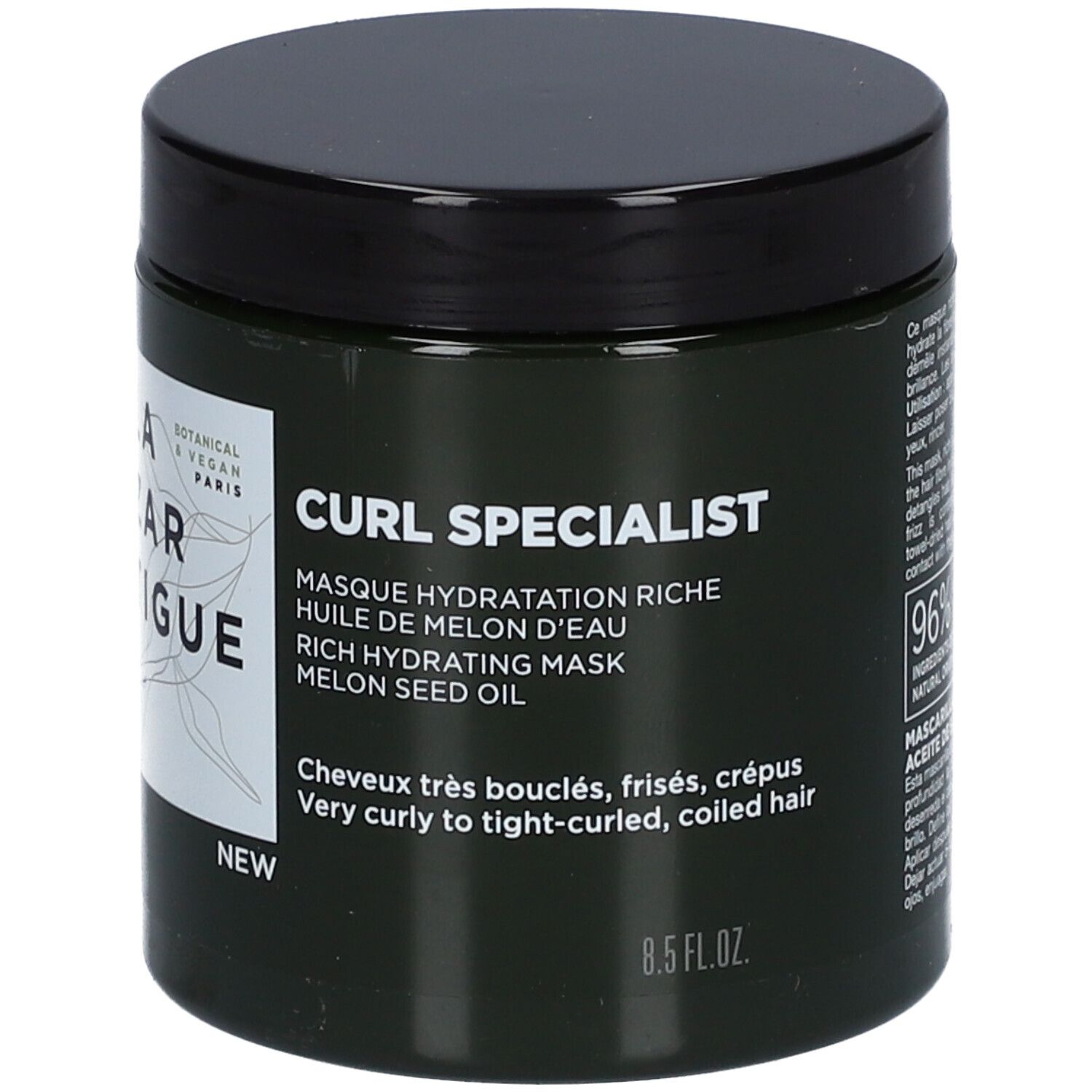 Lazartigue Curl Specialist Masque Hydratation Riche Huile de Melon d ...