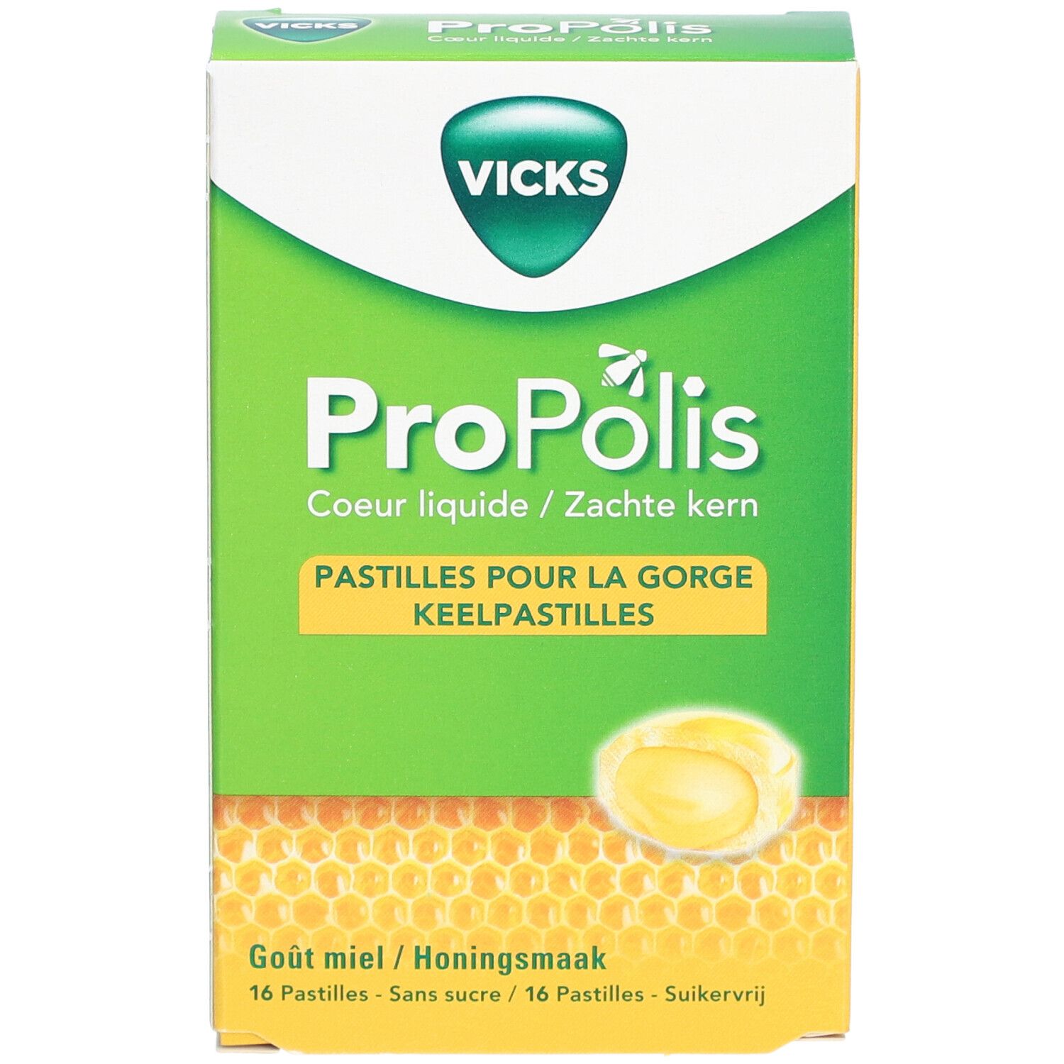 Vicks ProPolis Zachte Kern 16 St - Farmaline