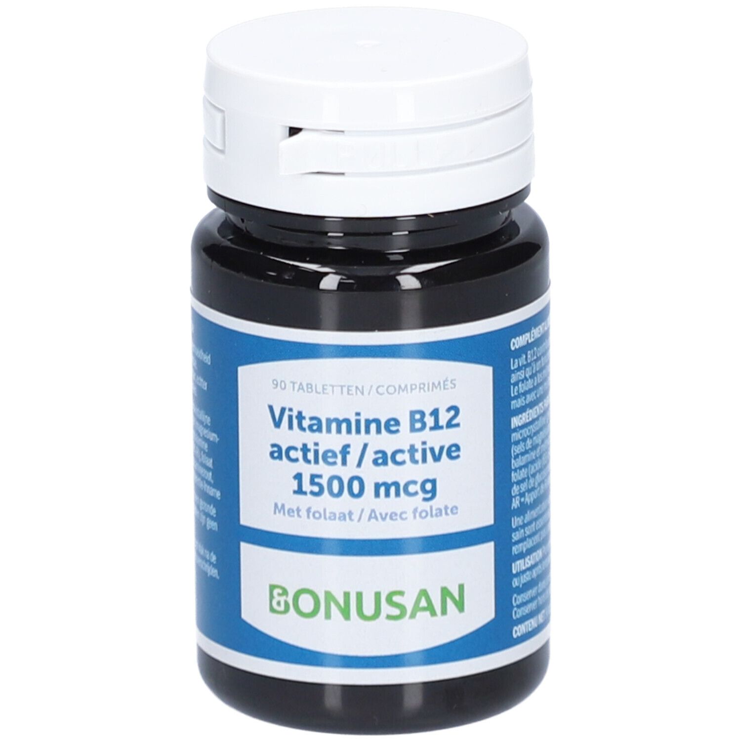 Bonusan Vitamine B12 Actief 1500 mcg 90 St - Farmaline